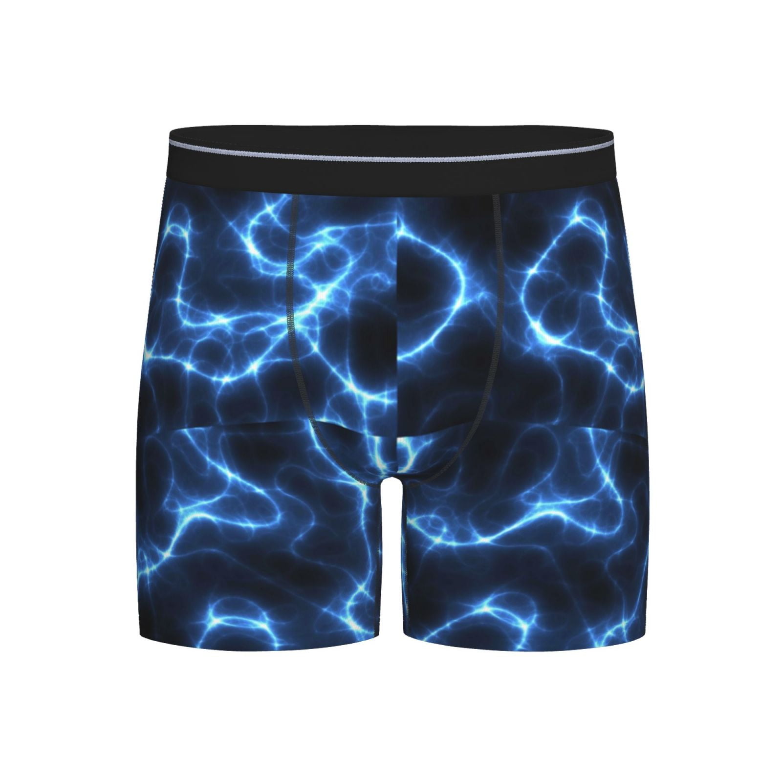 Sigee Blue Lightning for Men's Boxer Briefs,Moisture Wicking and ...