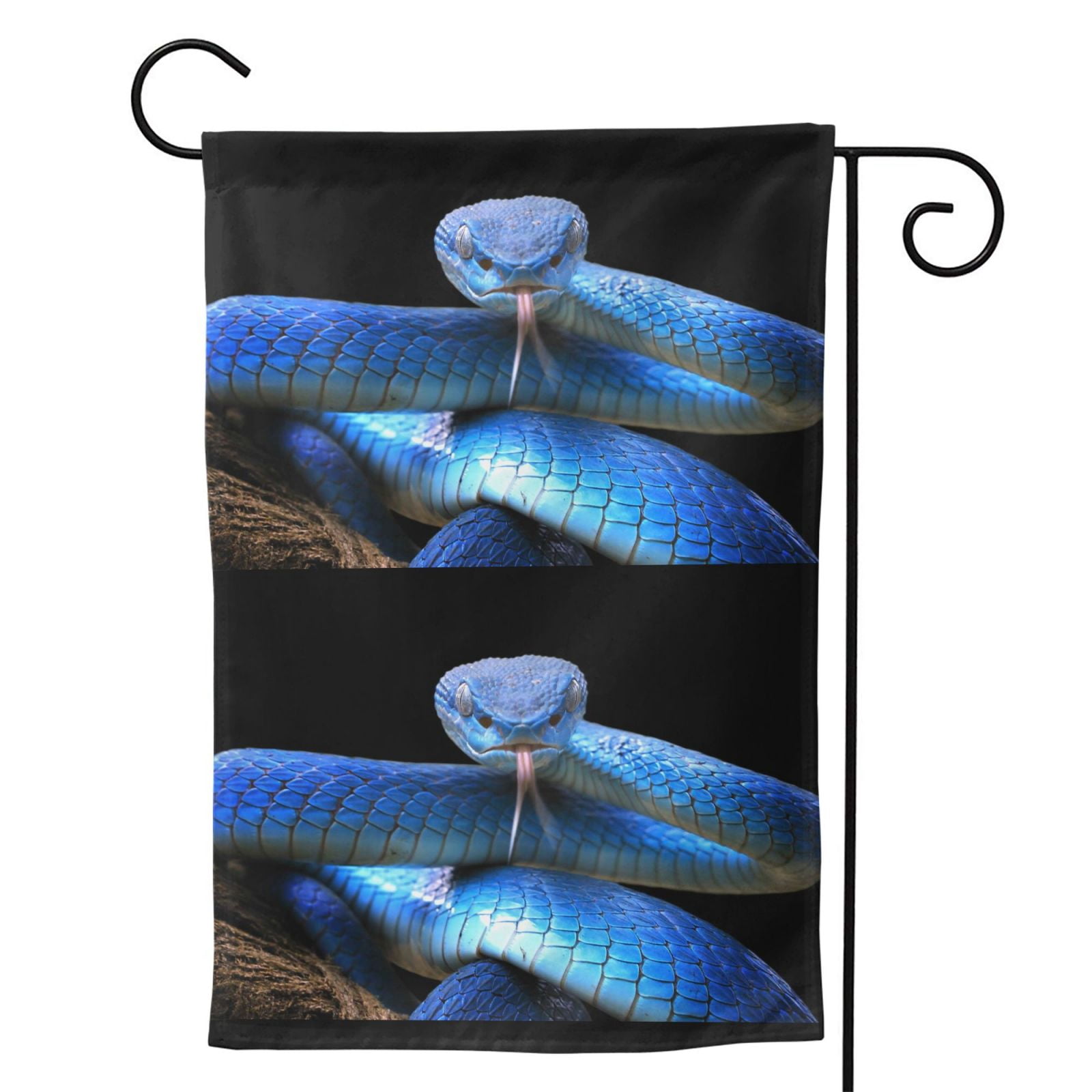 Sigee Blue Viper Snake for Live Happy Decorative Small Garden Flag ...