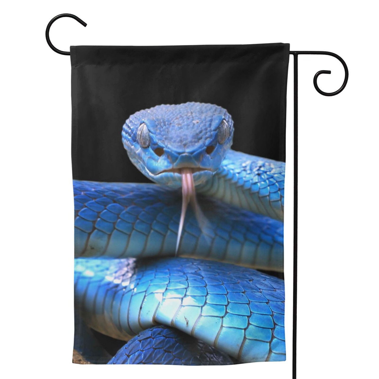 Sigee Blue Viper Snake for Live Happy Decorative Small Garden Flag ...