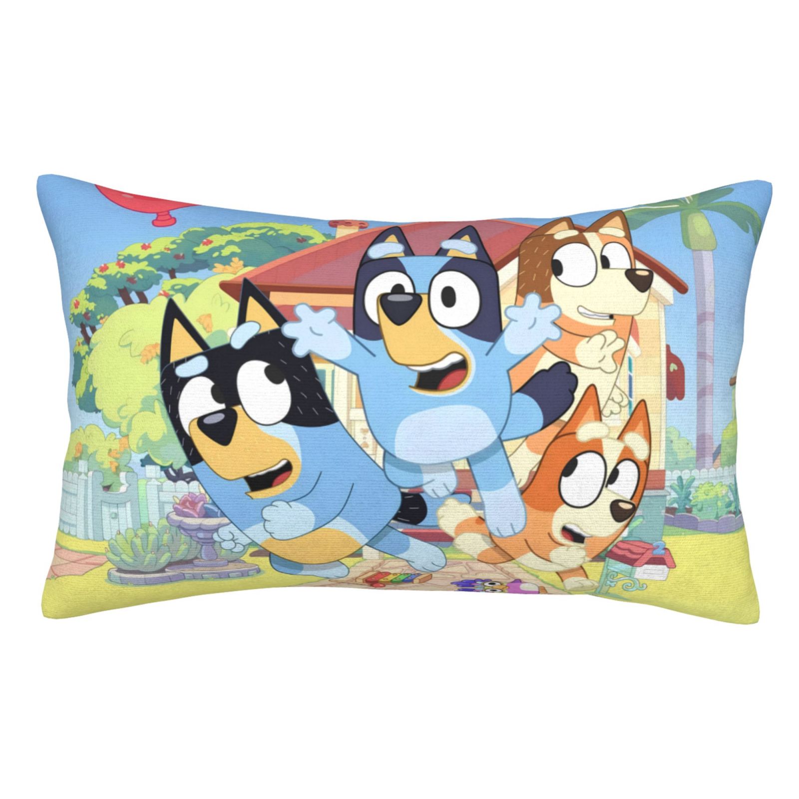 Sigee Bluey (53) for Pillow Cases Concealed Zipper Opening Soft Fabric ...