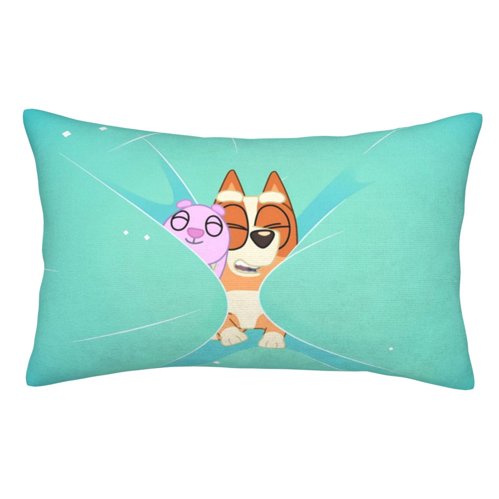 Sigee Bluey (6) for Pillow Cases Concealed Zipper Opening Soft Fabric ...