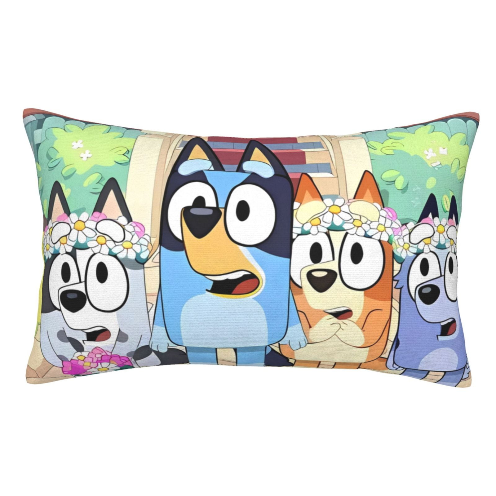 Sigee Bluey (62) for Pillow Cases Concealed Zipper Opening Soft Fabric ...