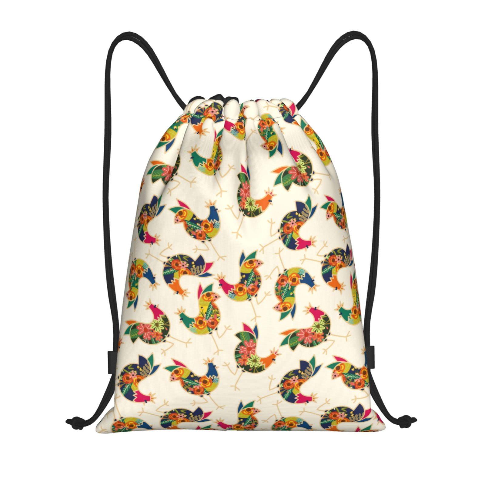 Sigee Boho Chicken for Drawstring Bag String Backpack for Sports, Gym ...