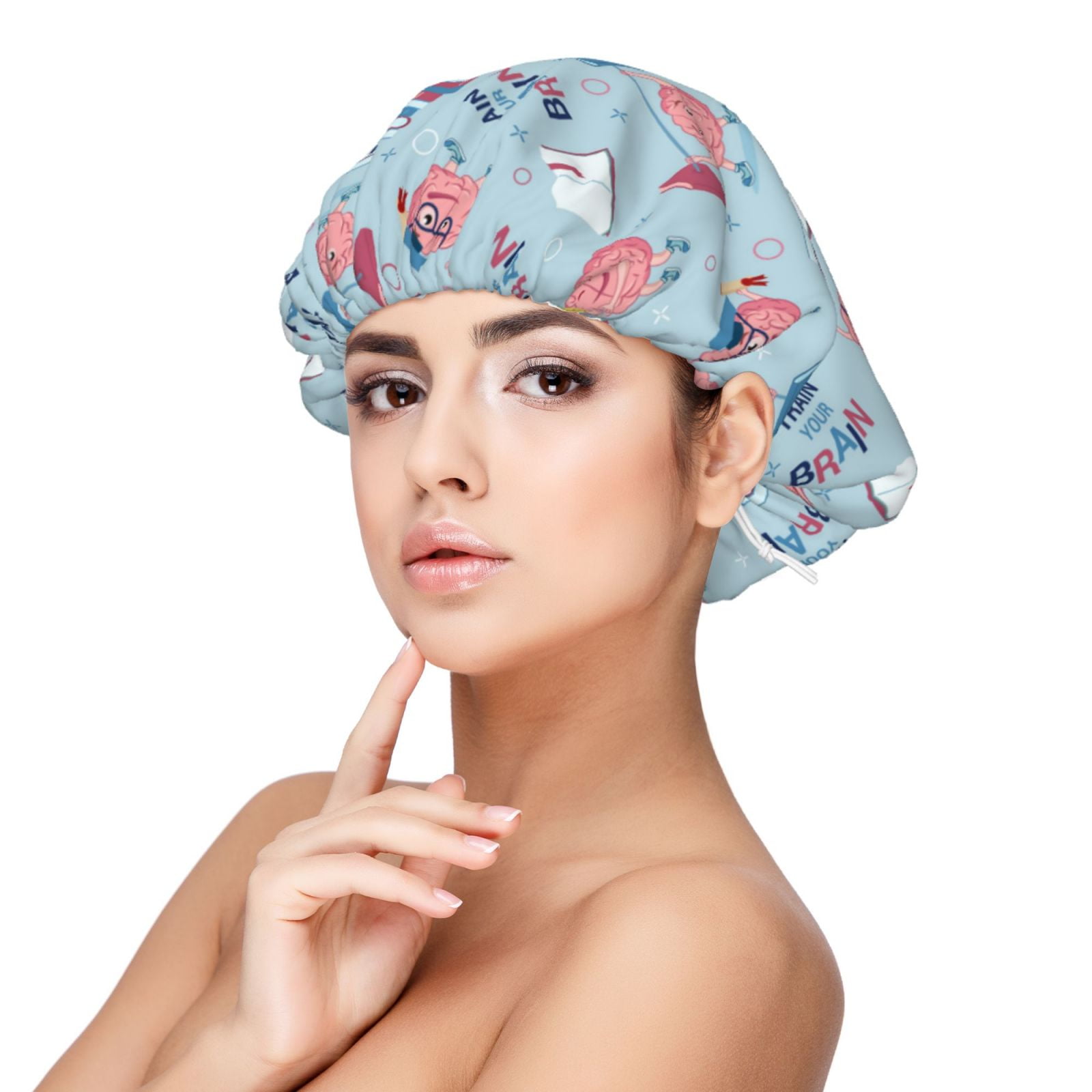 Sigee Brain Training for Hair Wrap Adjustable Sleep Cap for Hair ...