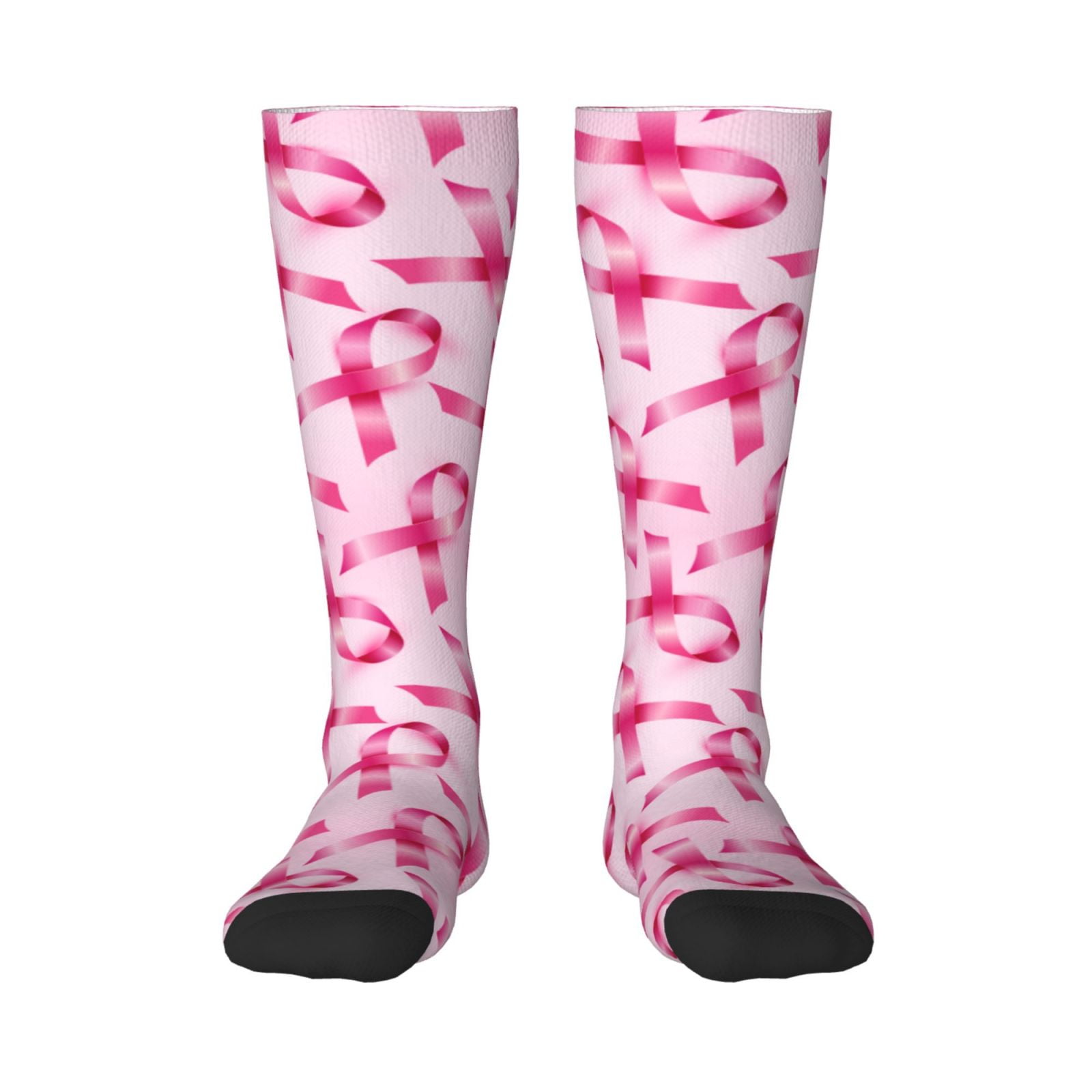 Sigee Breast Cancer Ribbons Awareness for Socks for Men Women Gifts for ...