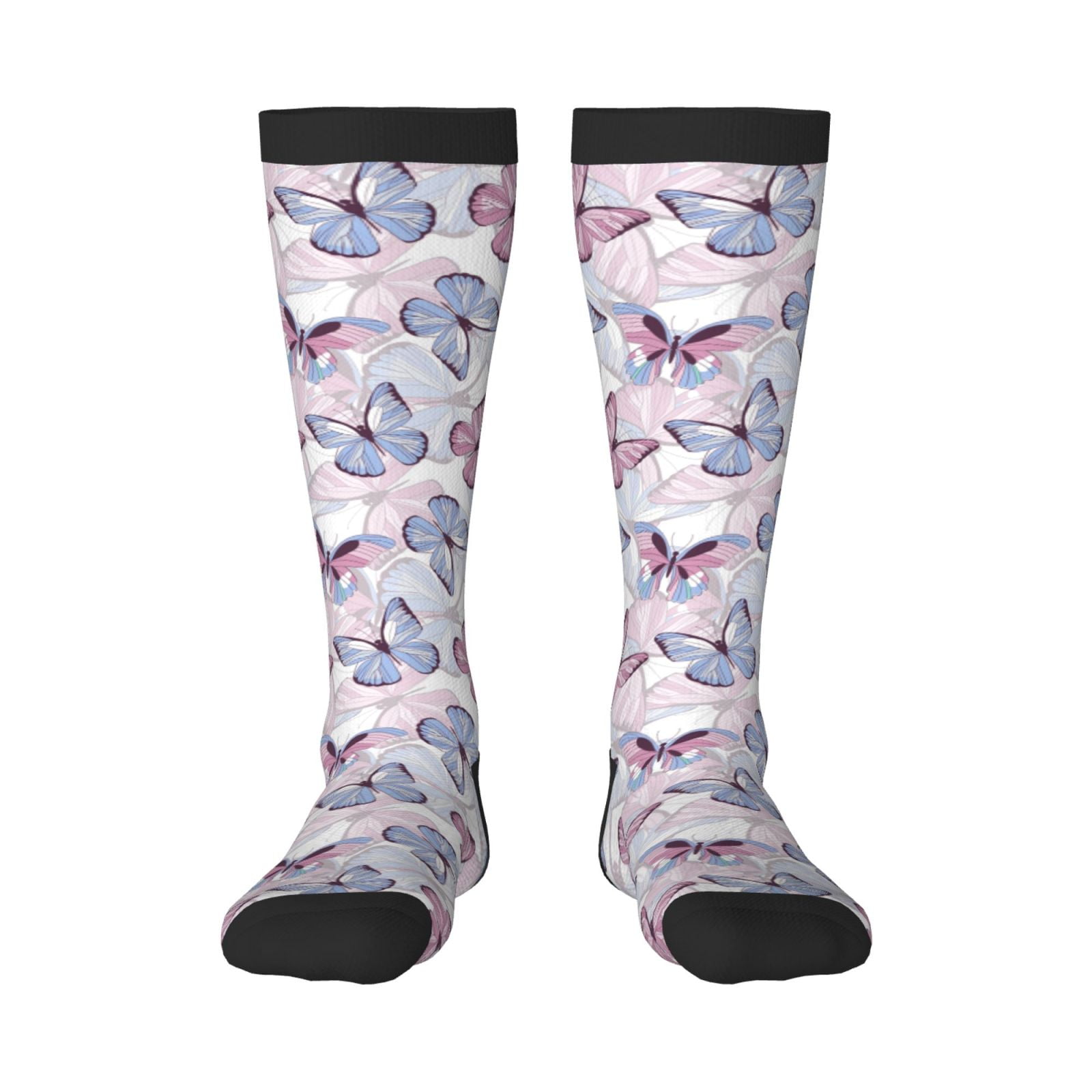 Sigee Butterflies in Pastel for Socks for Men Women Gifts for Him ...
