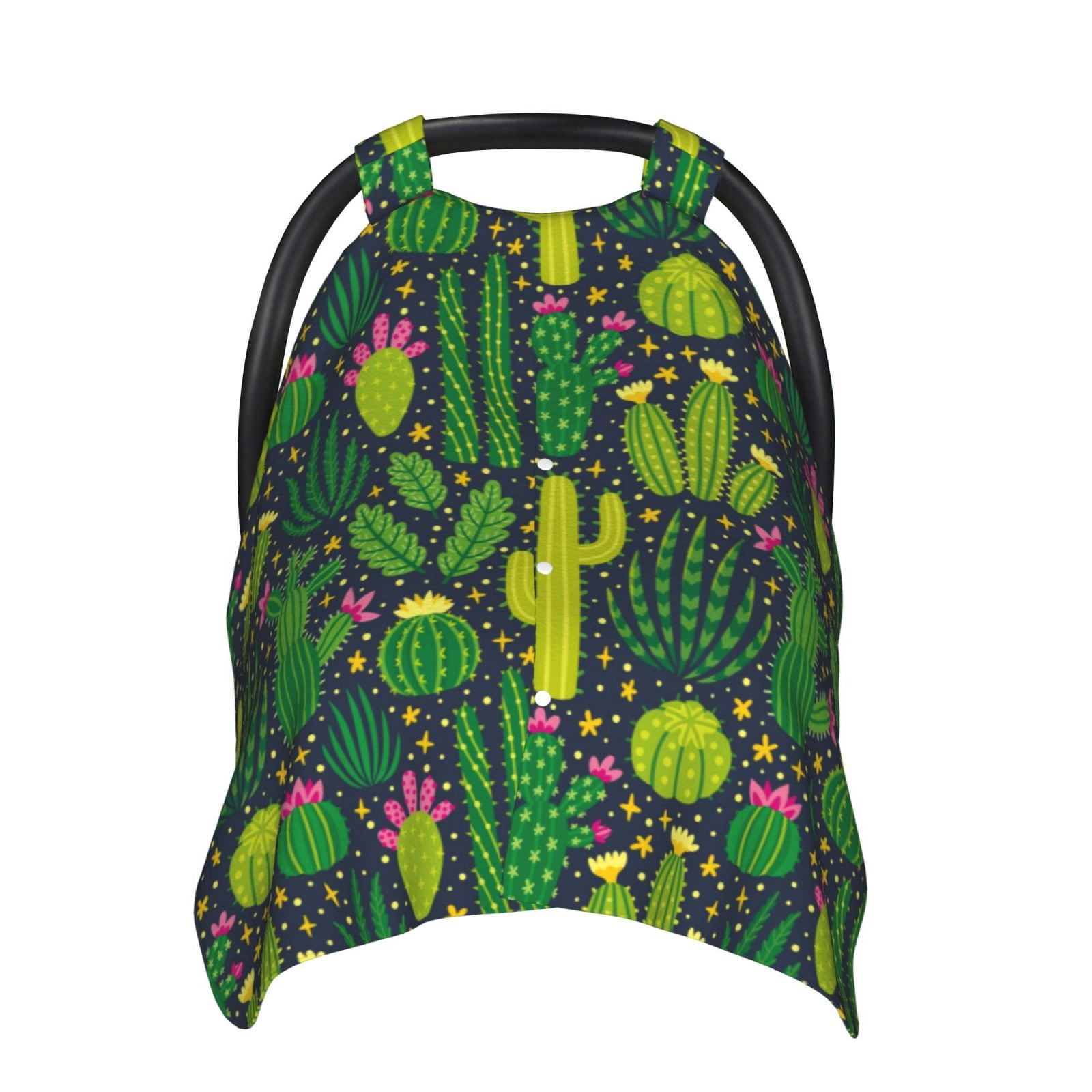 Sigee Cactus 1 Print Multi-use Stretchy Baby Car Seat Cover - Nursing ...