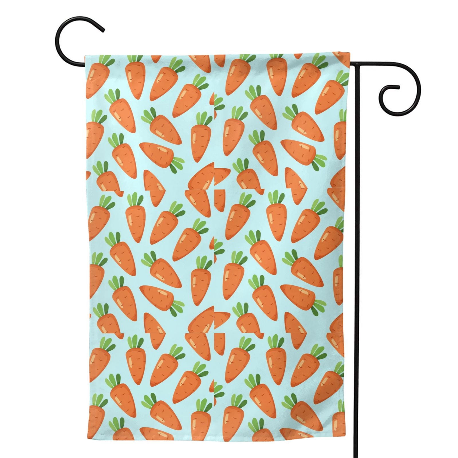Sigee Cartoon Carrot for Live Happy Decorative Small Garden Flag,Double ...