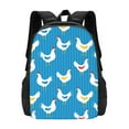 Sigee Cartoon Chicken for Simple large capacity backpack Travel Laptop ...