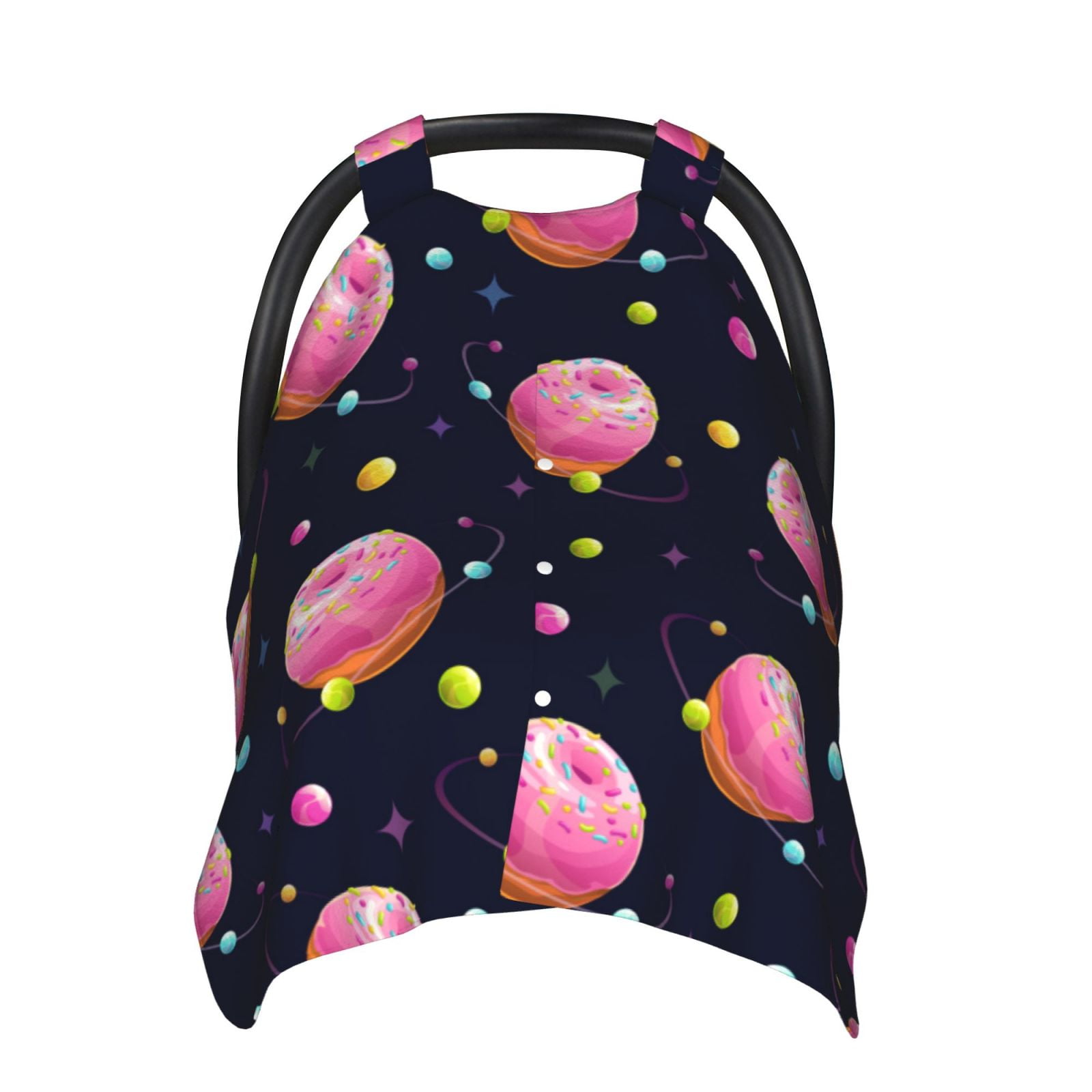 Sigee Cartoon Donut Planets Print Multi-use Stretchy Baby Car Seat ...