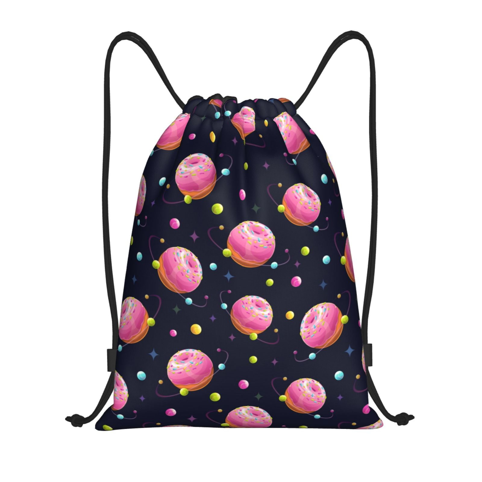 Sigee Cartoon Donut Planets for Drawstring Bag String Backpack for ...