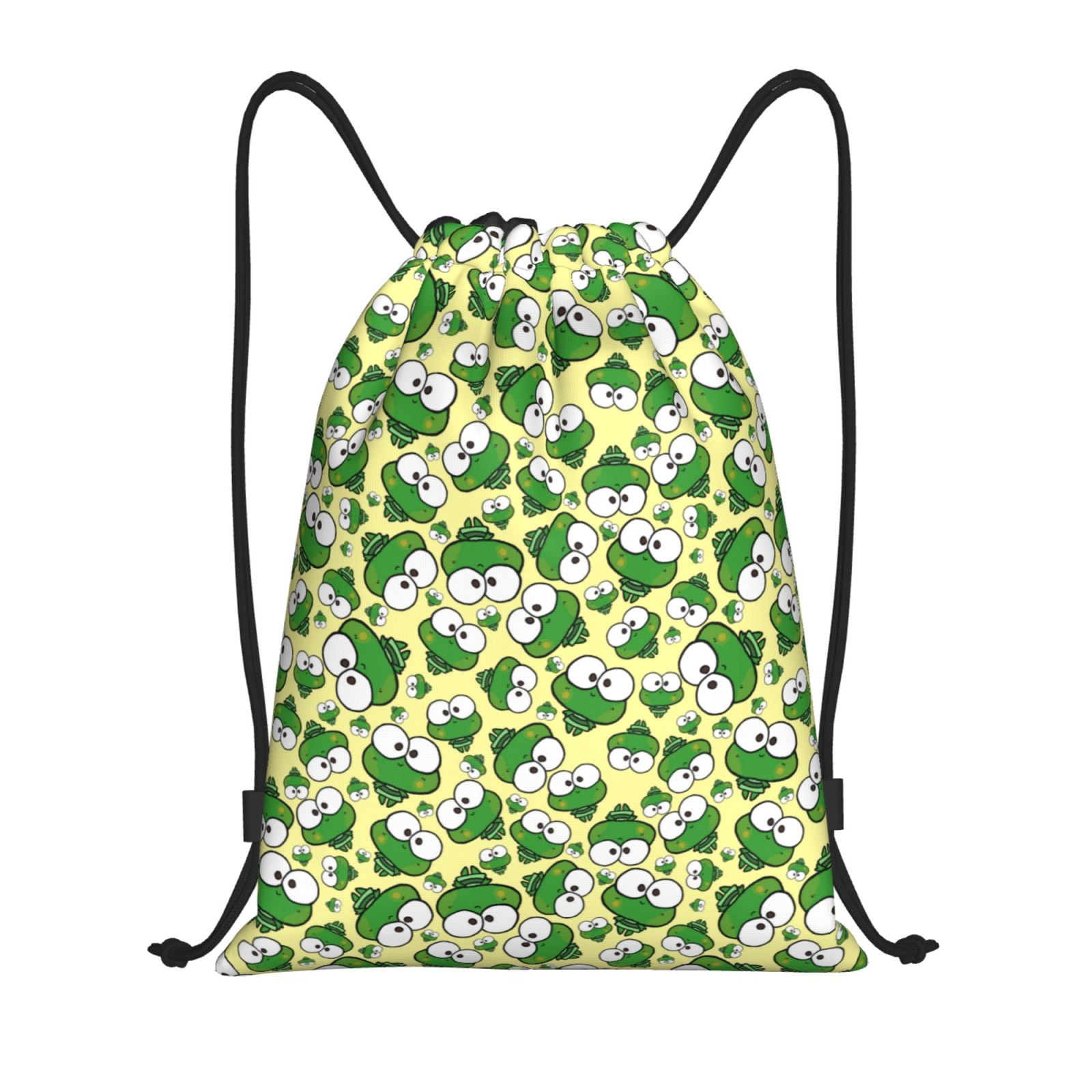 Sigee Cartoon Frogs for Drawstring Bag String Backpack for Sports, Gym ...