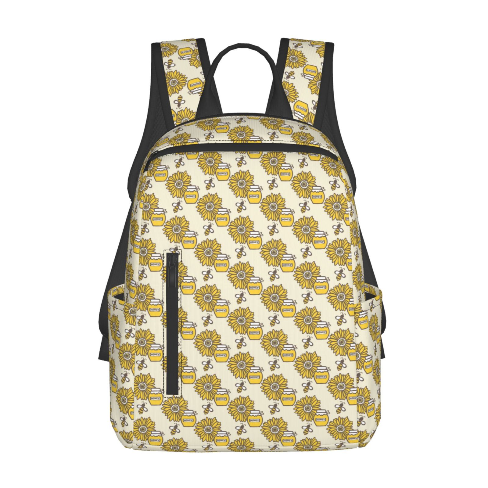 Sigee Cartoon Honey Pot Bee Sunflower for Lightweight Backpack for ...
