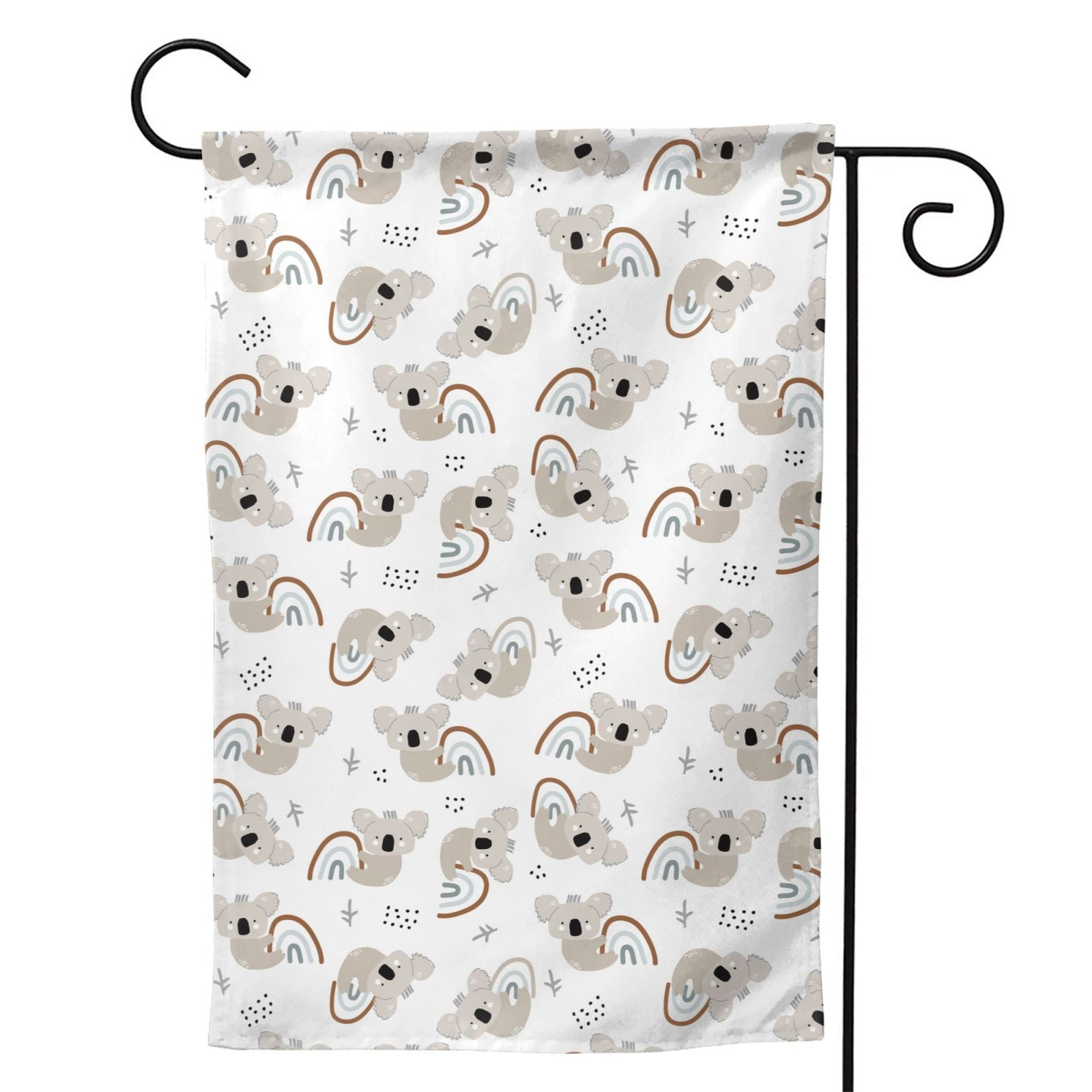 Sigee Cartoon Koala for Live Happy Decorative Small Garden Flag,Double ...