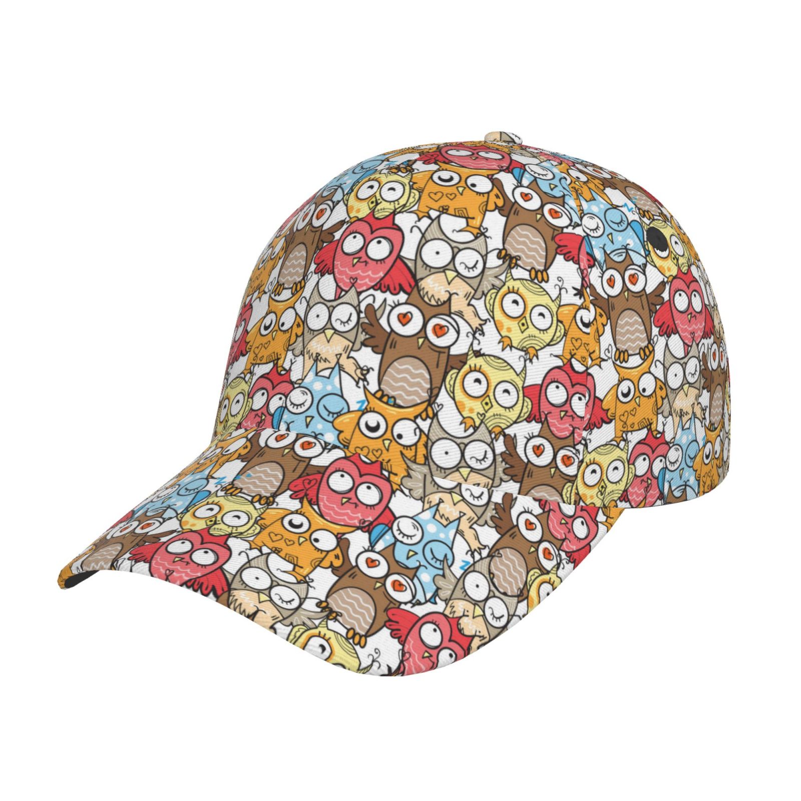 Sigee Cartoon Owls 1 for Fashionable curved brim baseball cap for Men ...