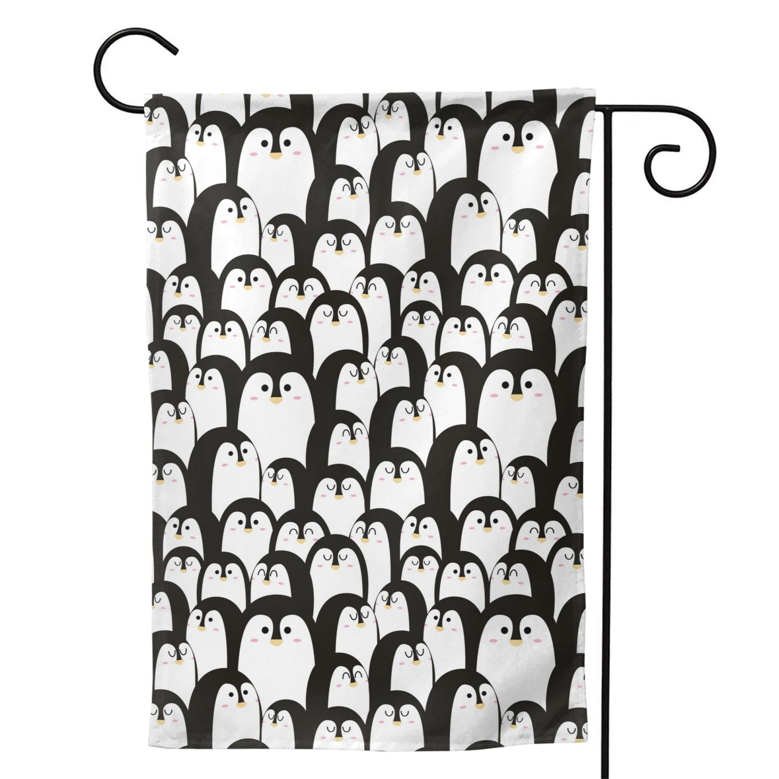Sigee Cartoon Penguin for Live Happy Decorative Small Garden Flag ...