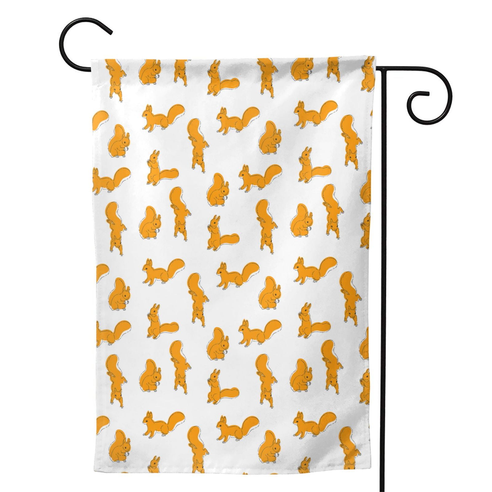 Sigee Cartoon Squirrel for Live Happy Decorative Small Garden Flag ...