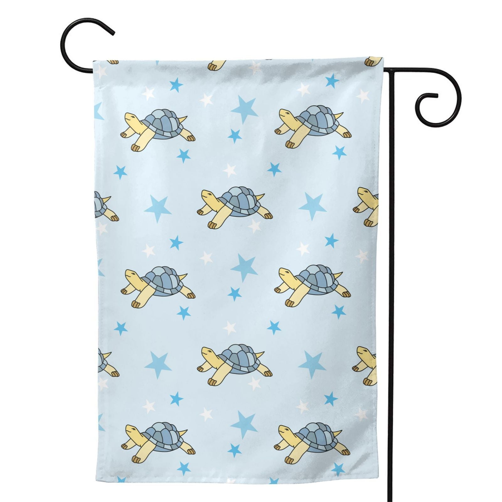 Sigee Cartoon Turtle for Live Happy Decorative Small Garden Flag,Double ...