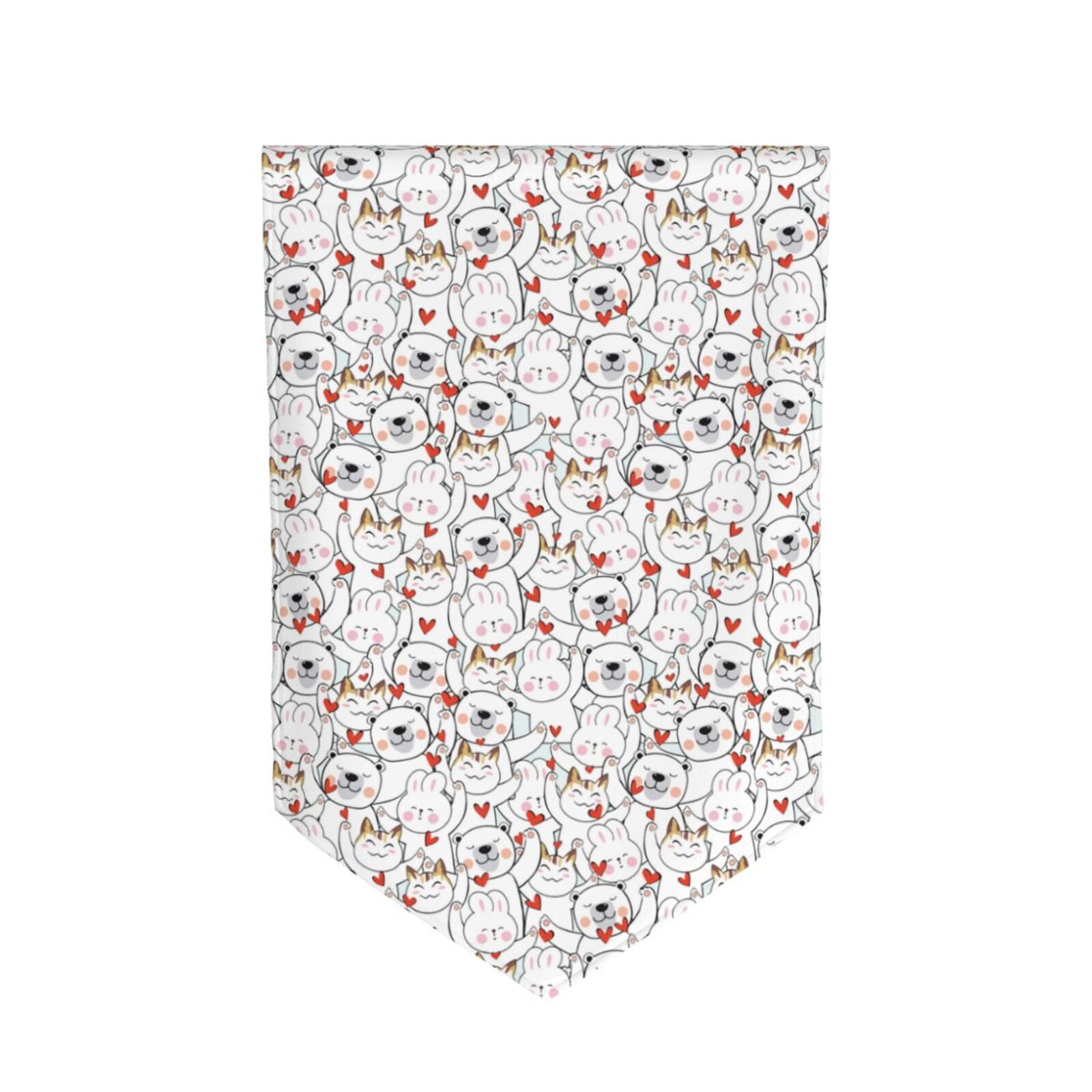 Sigee Cat Bear Rabbit Printed Flag12.5 * 18in Outdoor Yard Flags For ...