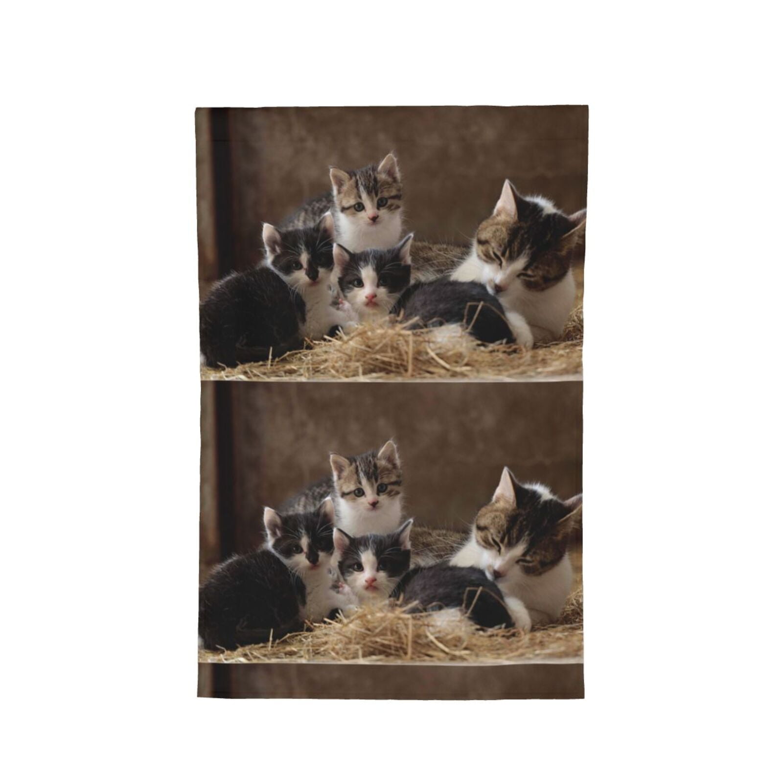 Sigee Cat Family Printed Flag12.5 * 18in Outdoor Yard Flags For Garden ...