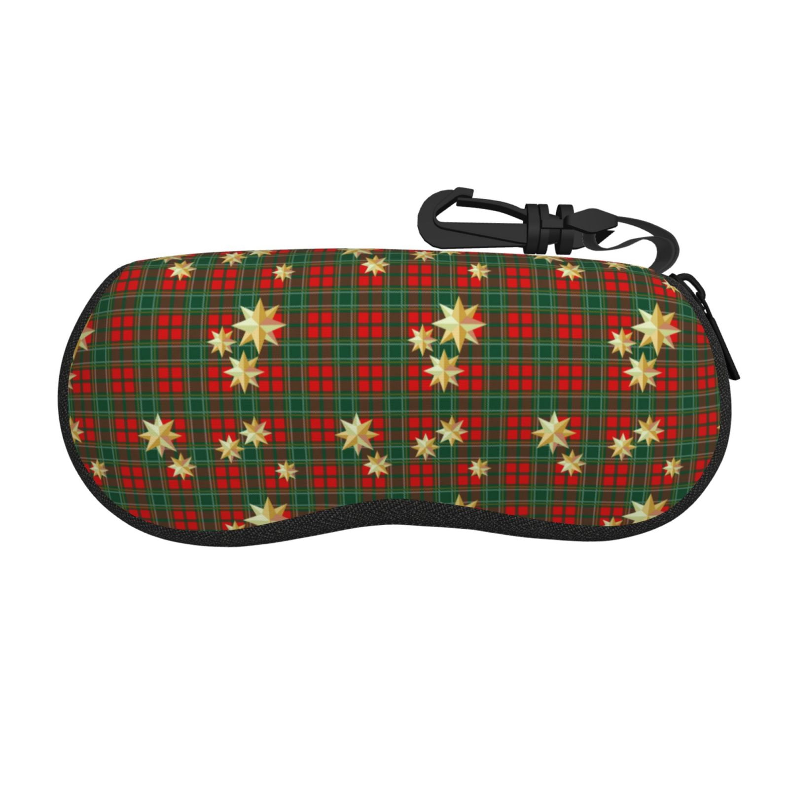 Sigee Checkered With Golden Stars for Soft Eyeglass Cases for Women and ...