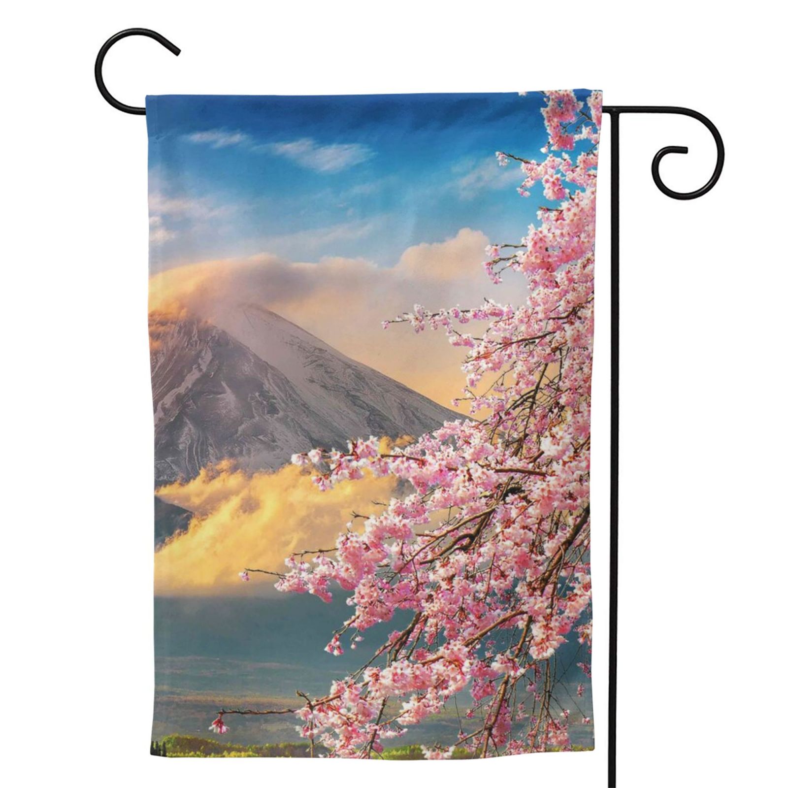 Sigee Cherry Blossoms for Live Happy Decorative Small Garden Flag ...