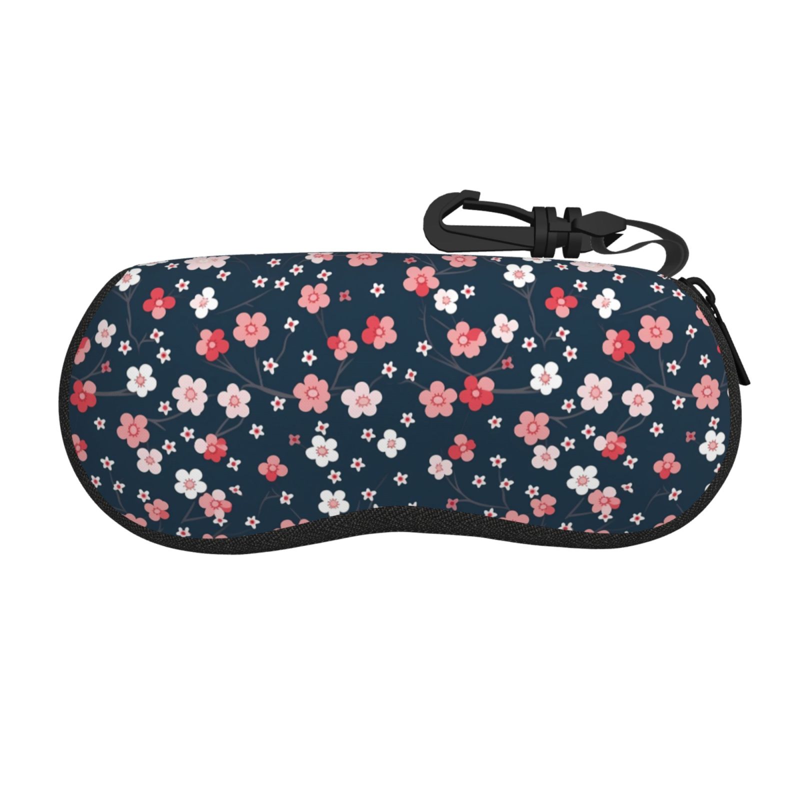 Sigee Cherry Blossoms for Soft Eyeglass Cases for Women and Men Zipper ...