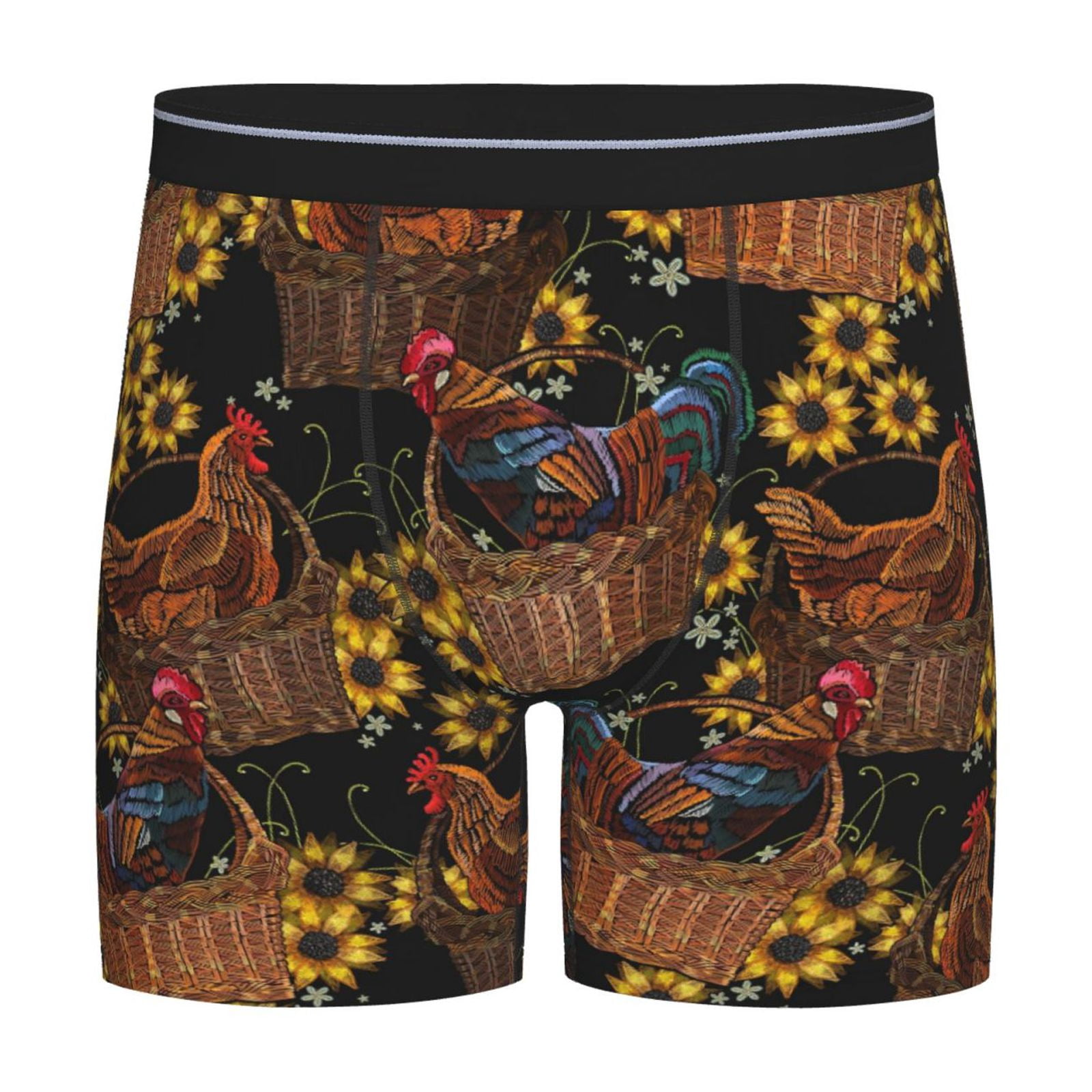 Sigee Chicken Rooster for Men's Boxer Briefs,Moisture Wicking and ...