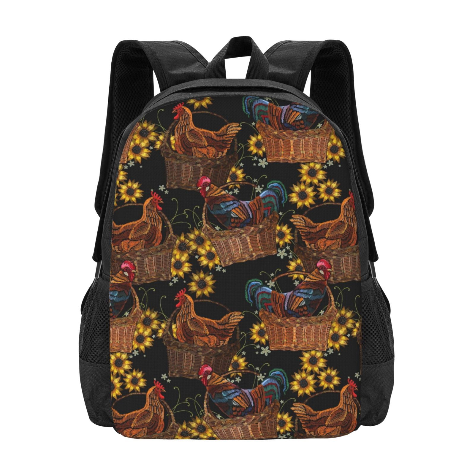 Sigee Chicken Rooster for Simple large capacity backpack Travel Laptop ...