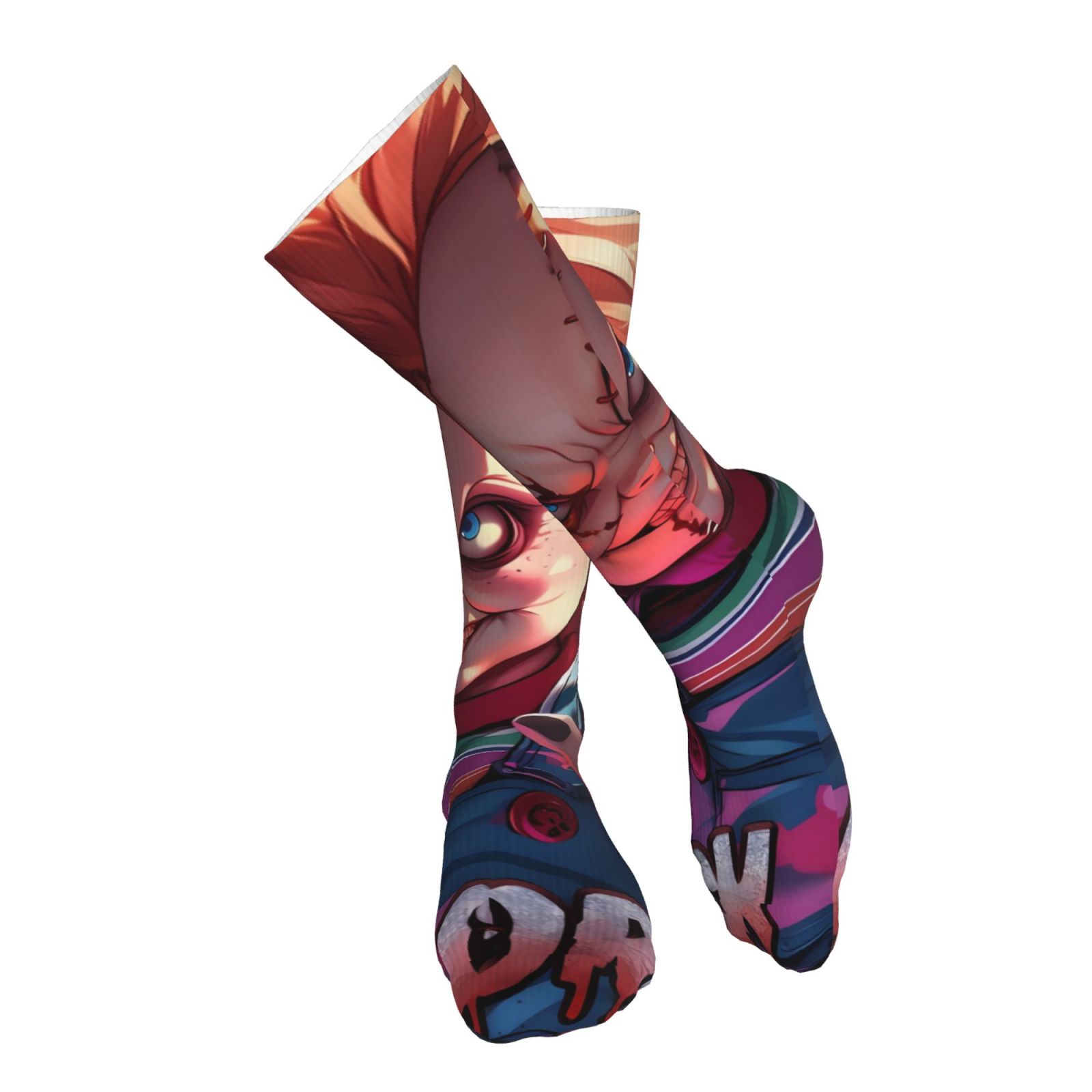 Sigee Chucky Ak Print 20in Socks for Men Women Gifts for Him Boyfriend ...