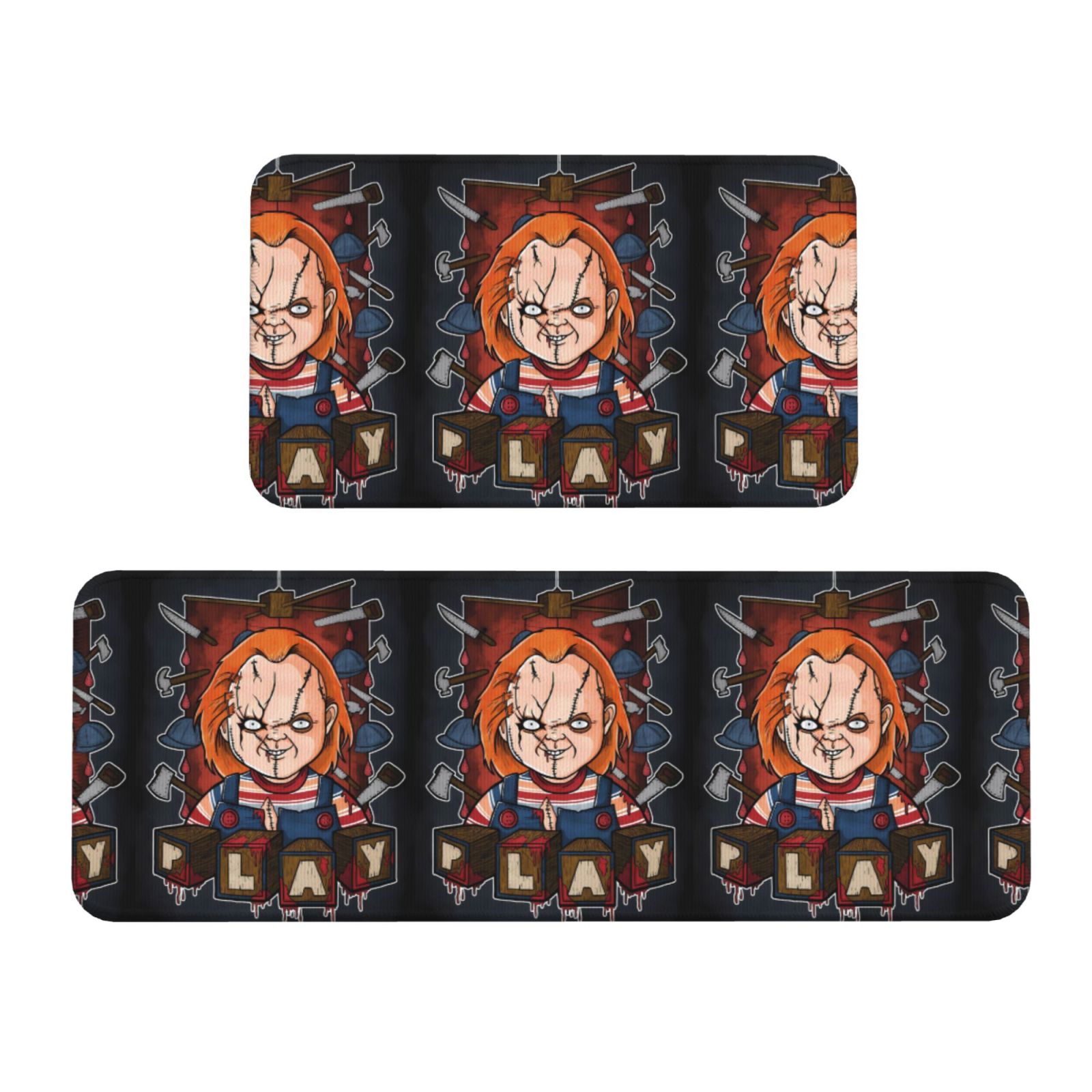 Sigee Chucky Ap for Kitchen Mats for Floor 2 Piece Set,Kitchen Rugs for ...