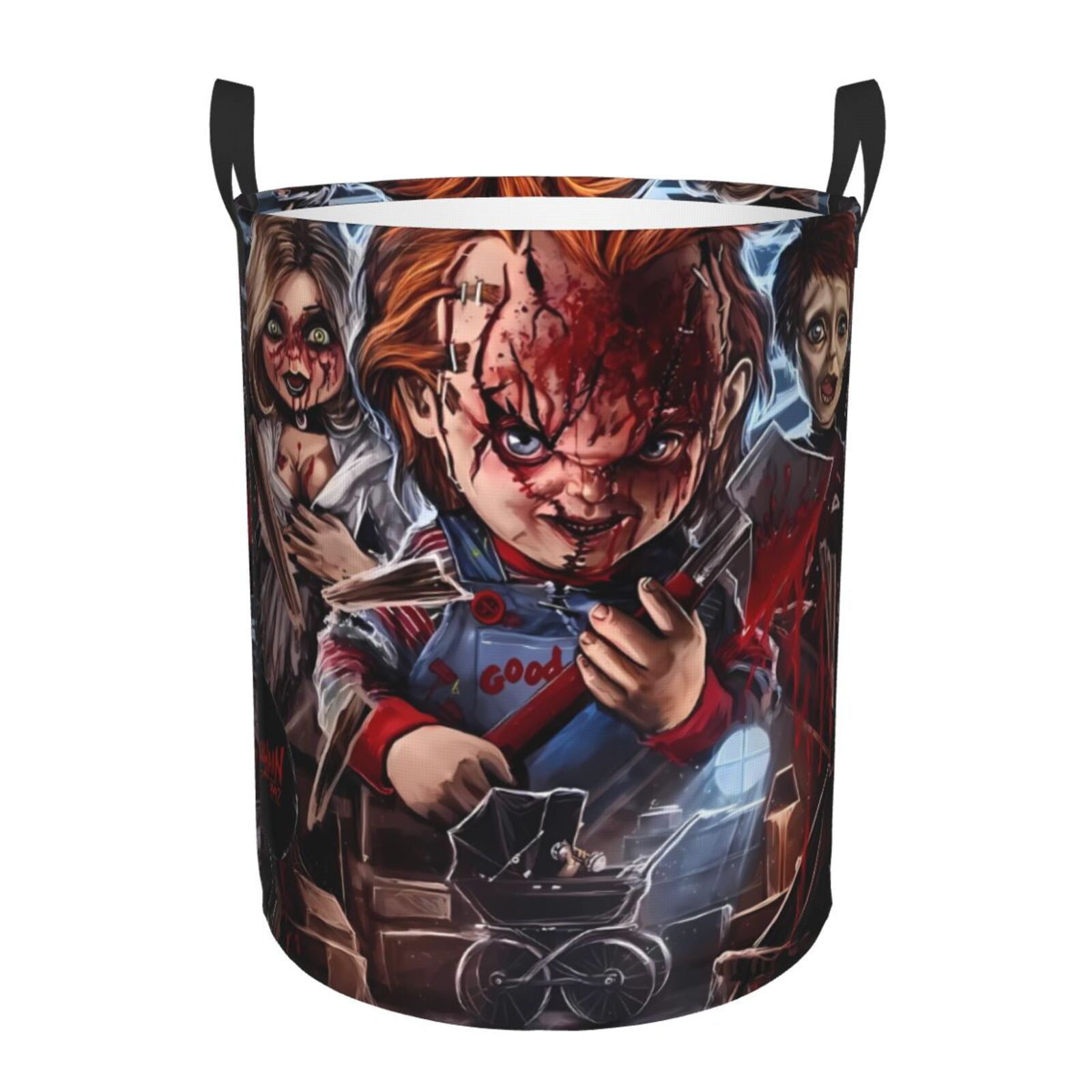 Sigee Chucky Bk Print Basket for Clothes Basket for Living Room Bedroom ...