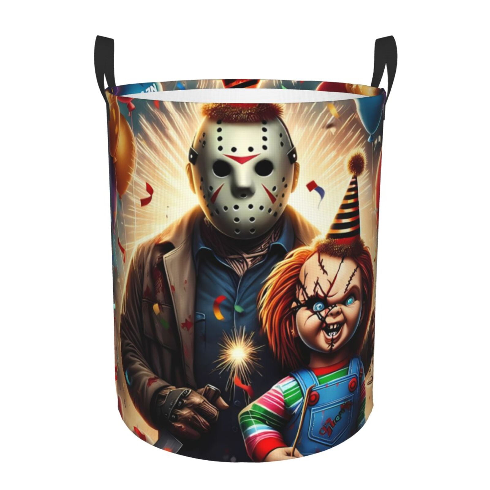 Sigee Chucky R Print Basket for Clothes Basket for Living Room Bedroom ...