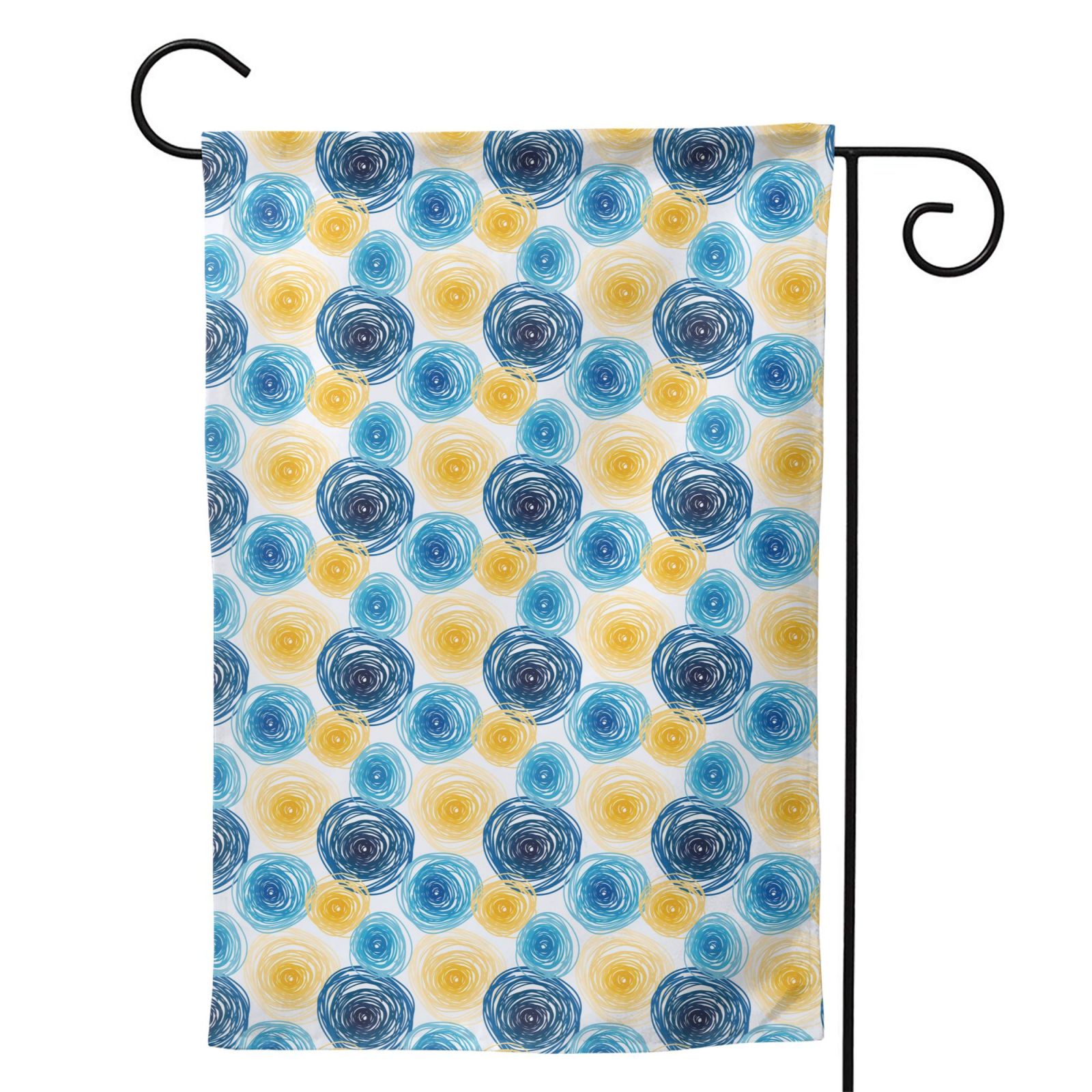 Sigee Circular for Live Happy Decorative Small Garden Flag,Double Sided ...