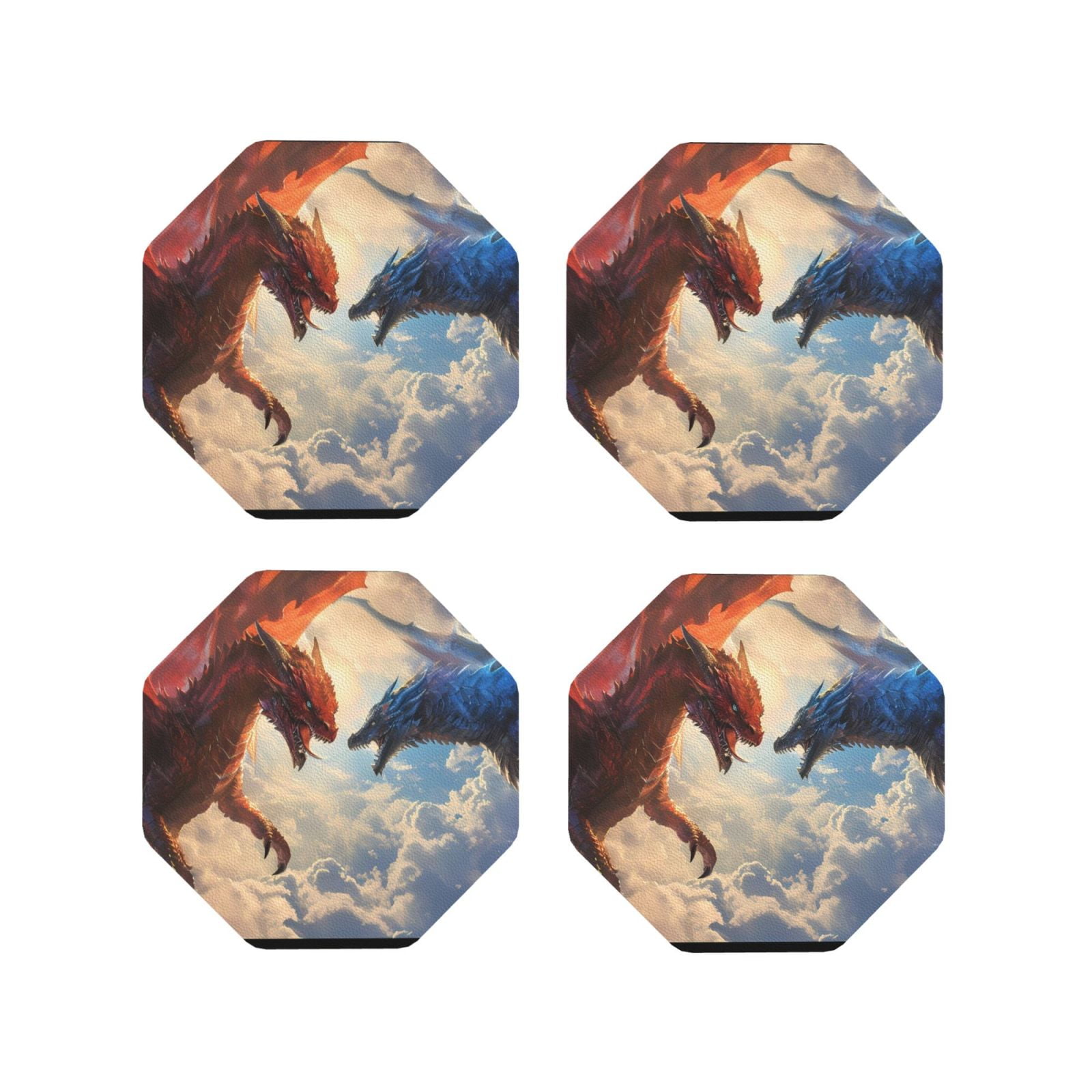 Sigee Cloud Red And Blue Dragon for Water-Resistant, Heat-Resistant ...