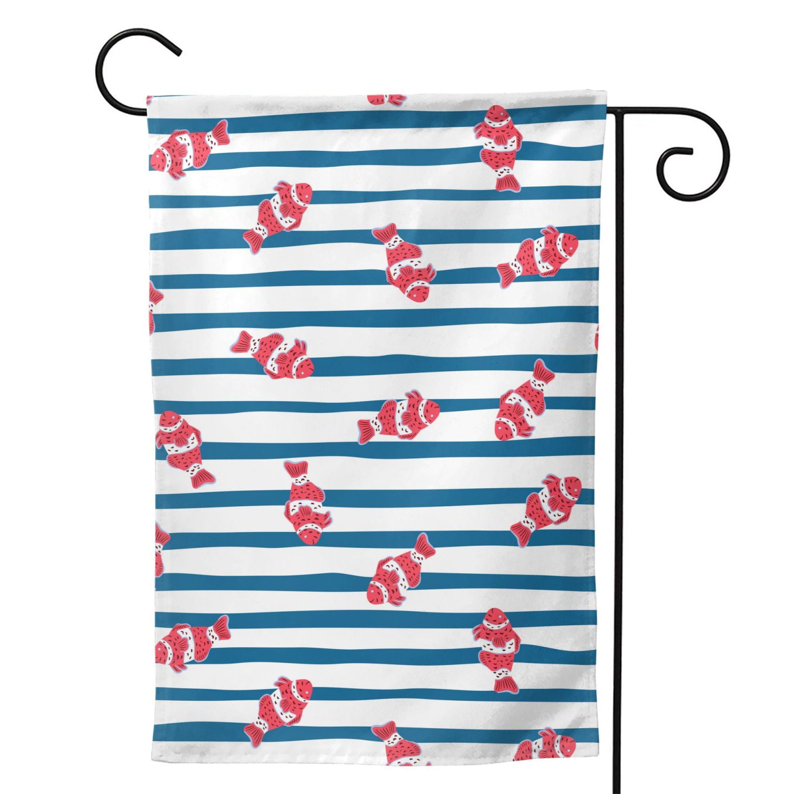 Sigee Clown Fish for Live Happy Decorative Small Garden Flag,Double ...