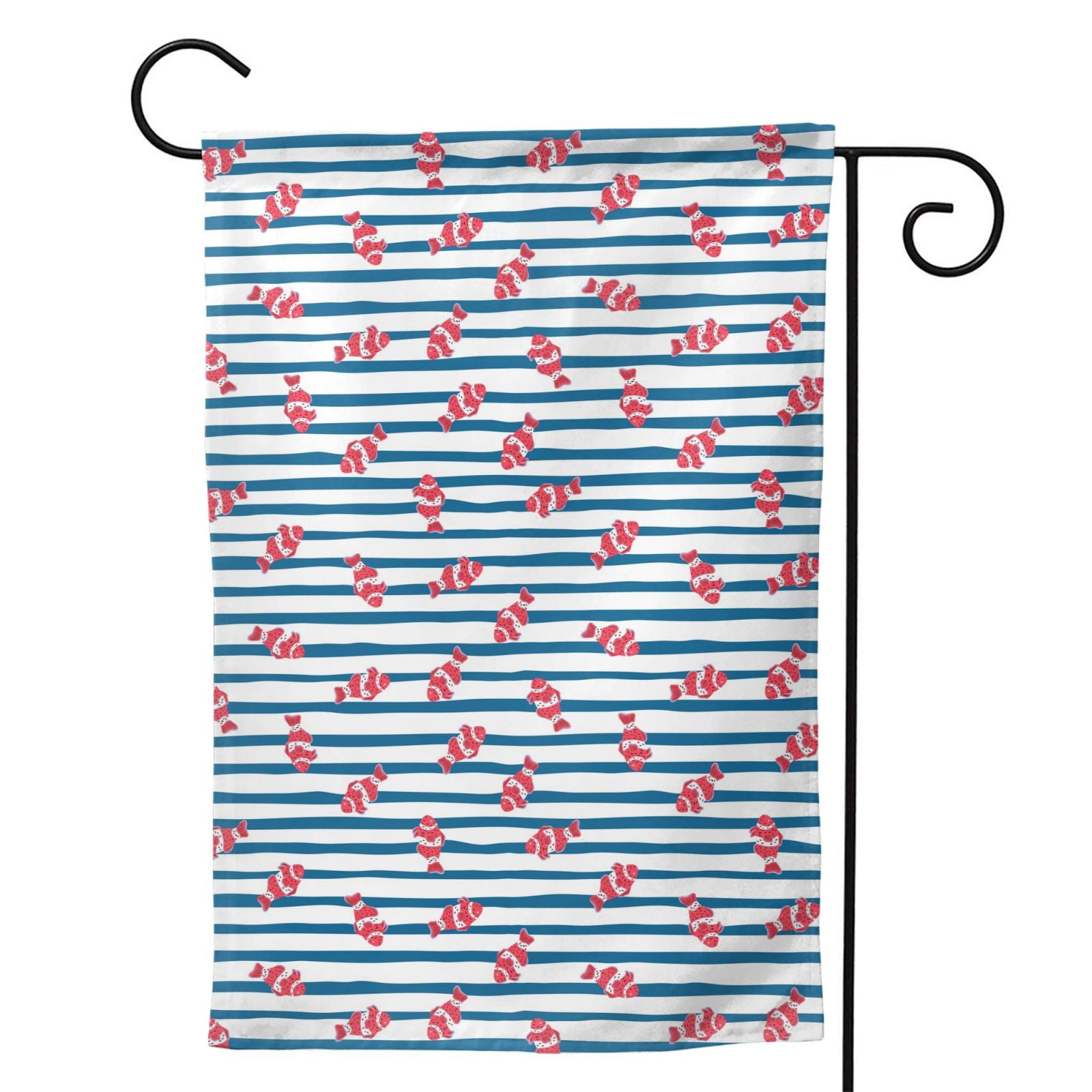 Sigee Clown Fish for Live Happy Decorative Small Garden Flag,Double ...