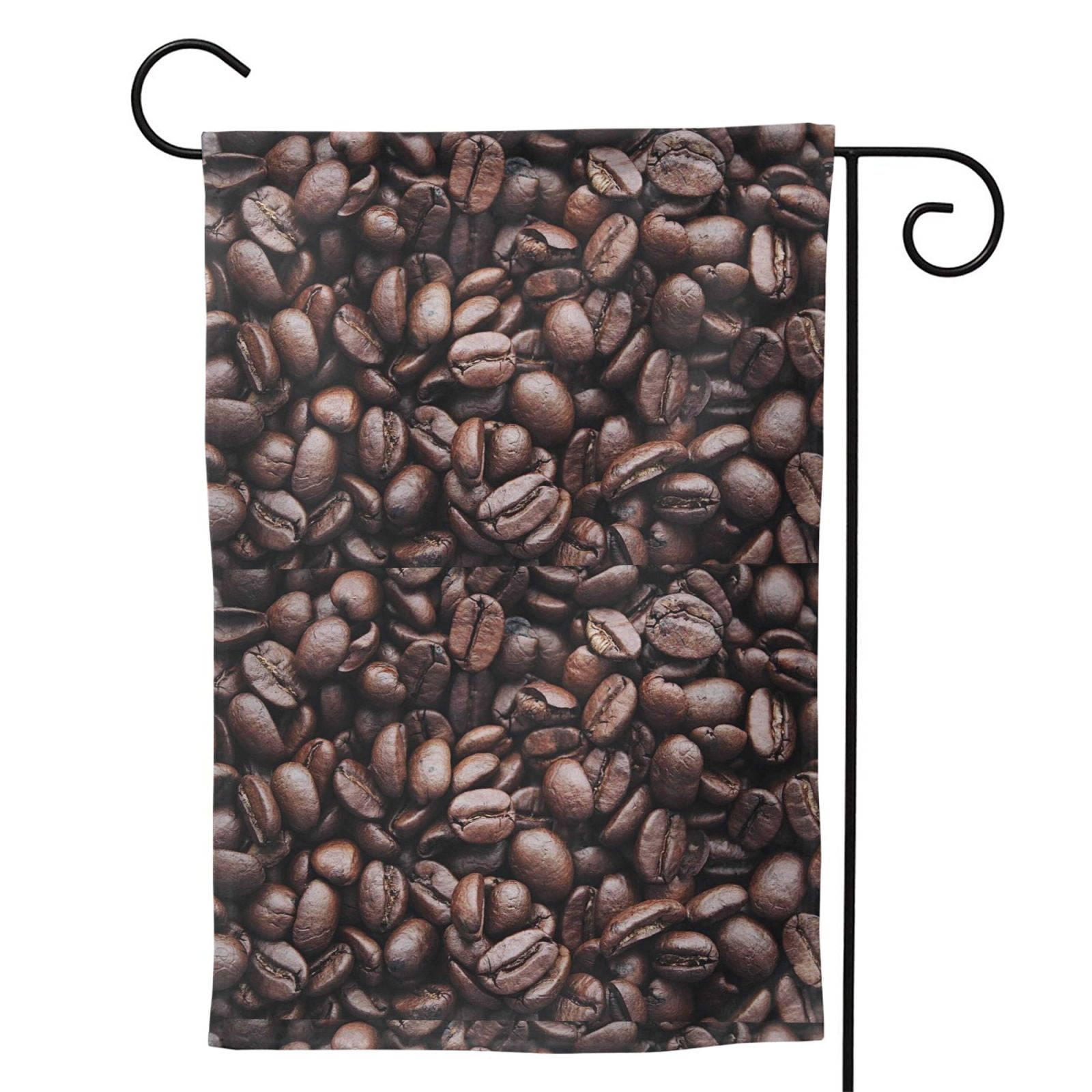 Sigee Coffee Bean for Live Happy Decorative Small Garden Flag,Double ...