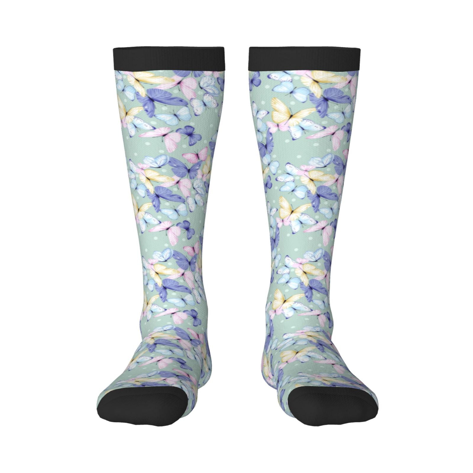 Sigee Colorful Butterfly for Socks for Men Women Gifts for Him ...