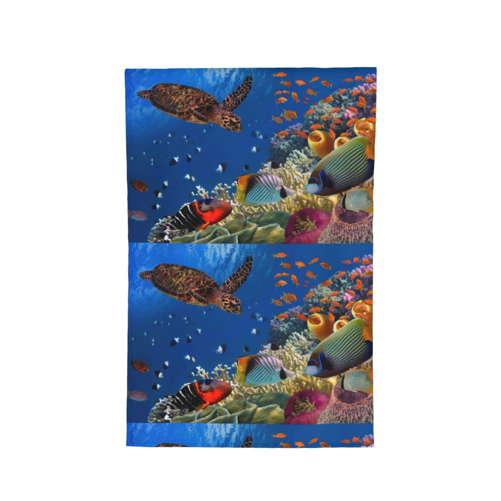 Sigee Colorful Coral Reef Printed Flag12.5 * 18in Outdoor Yard Flags ...