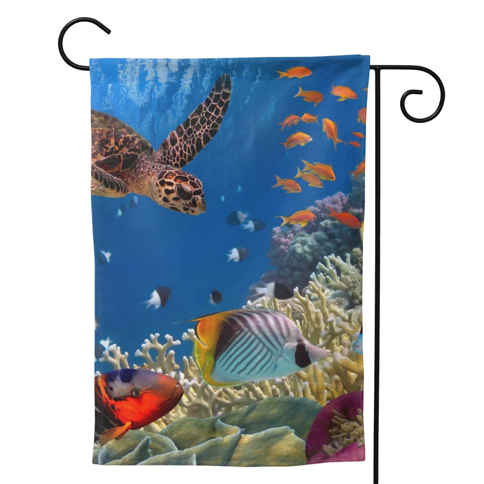 Sigee Colorful Coral Reef for Live Happy Decorative Small Garden Flag ...