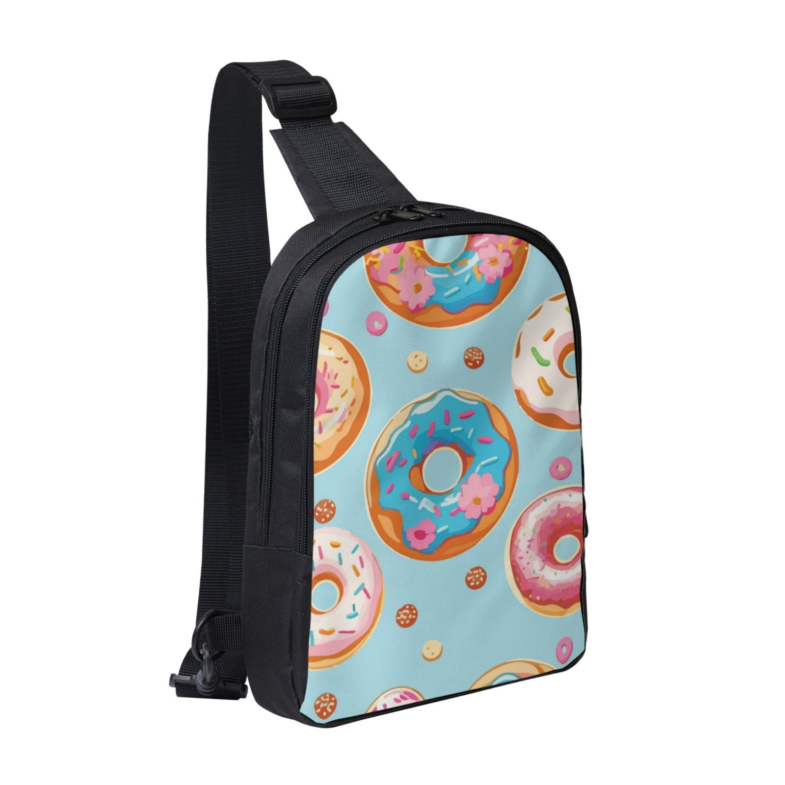 Sigee Colorful Donut for Dual Pocket Sling Backpack Hiking Daypack ...