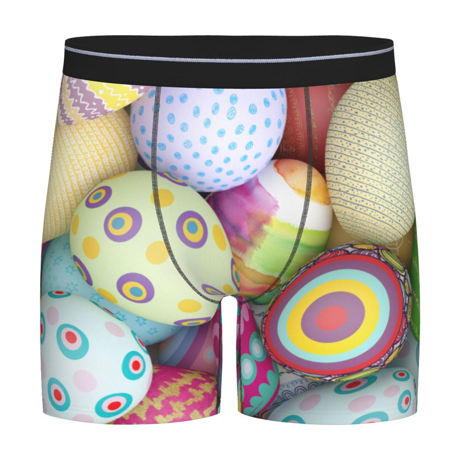 Sigee Colorful Easter Eggs for Men's Boxer Briefs,Moisture Wicking and ...