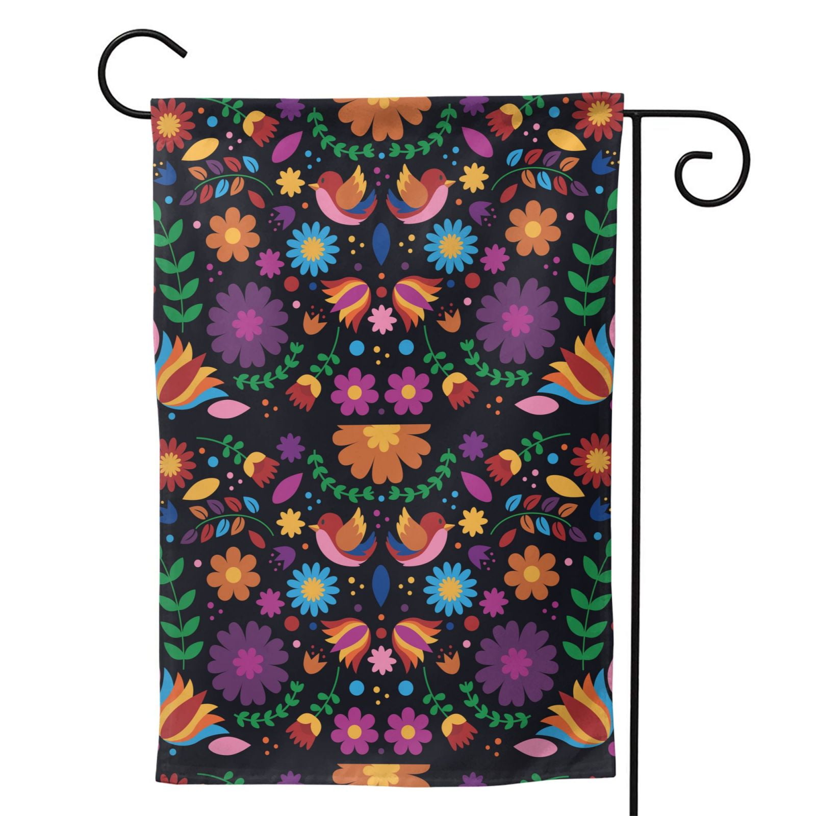 Sigee Colorful Floral2 for Live Happy Decorative Small Garden Flag ...