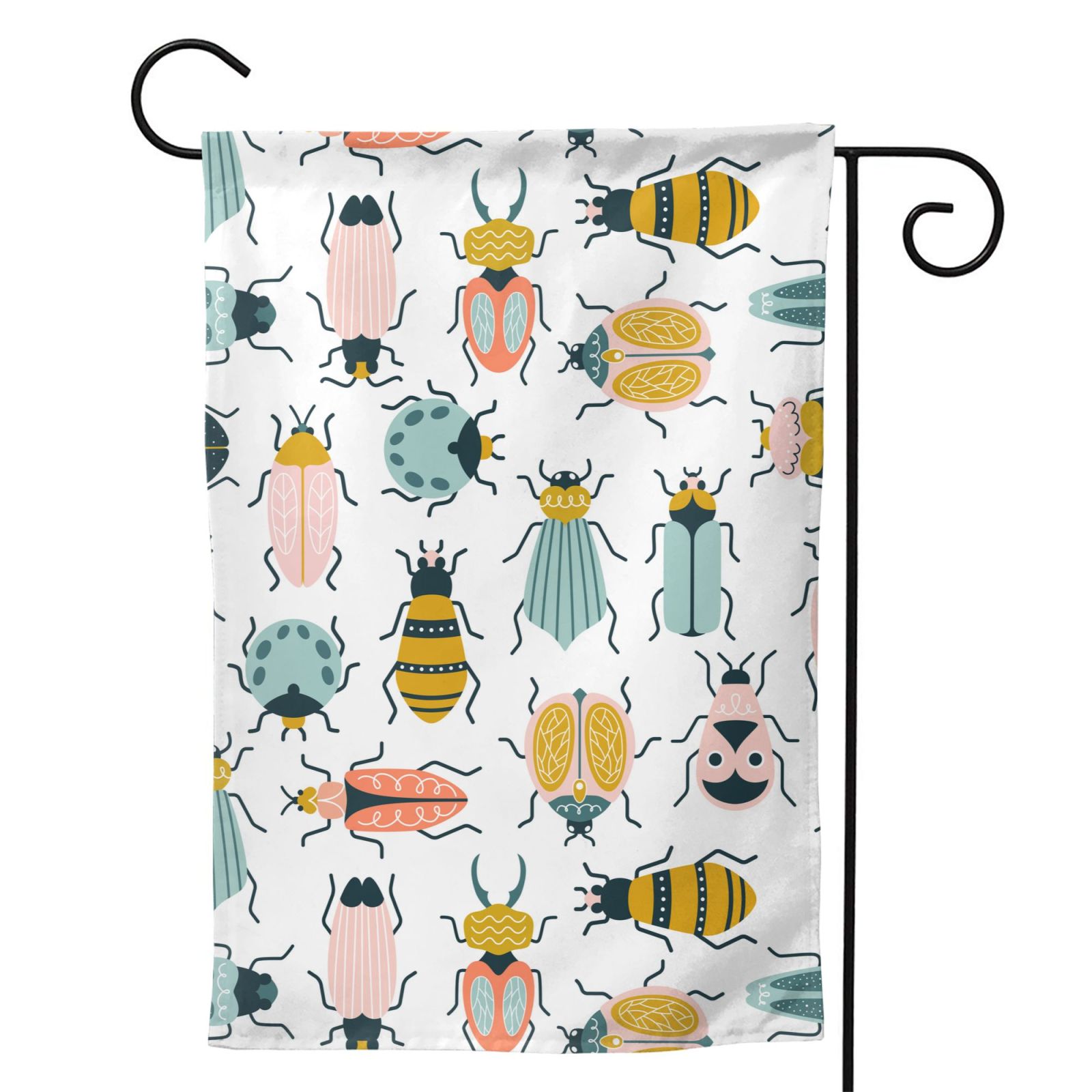 Sigee Colorful Insects for Live Happy Decorative Small Garden Flag ...