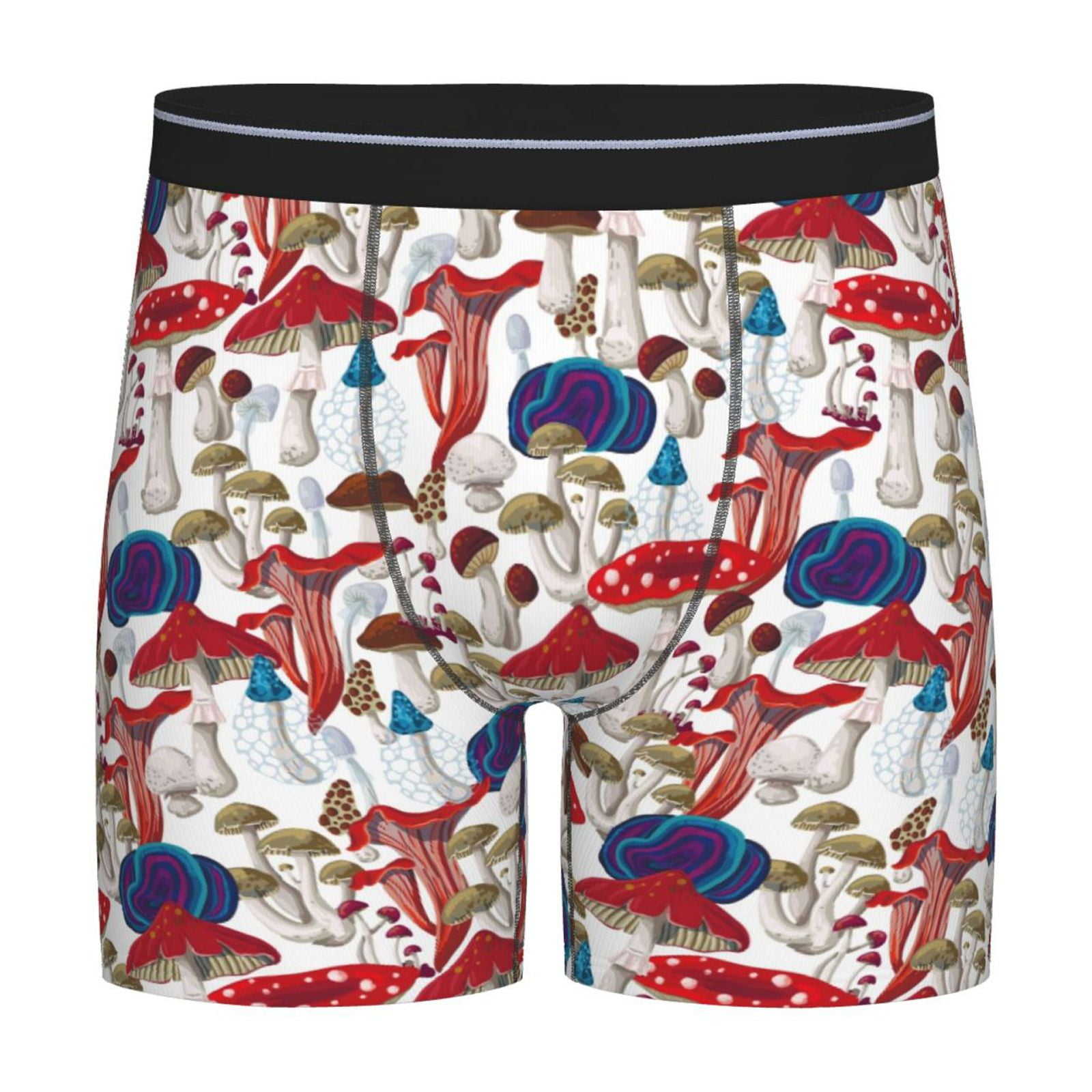 Sigee Colorful Mushrooms (2) for Men's Boxer Briefs,Moisture Wicking ...