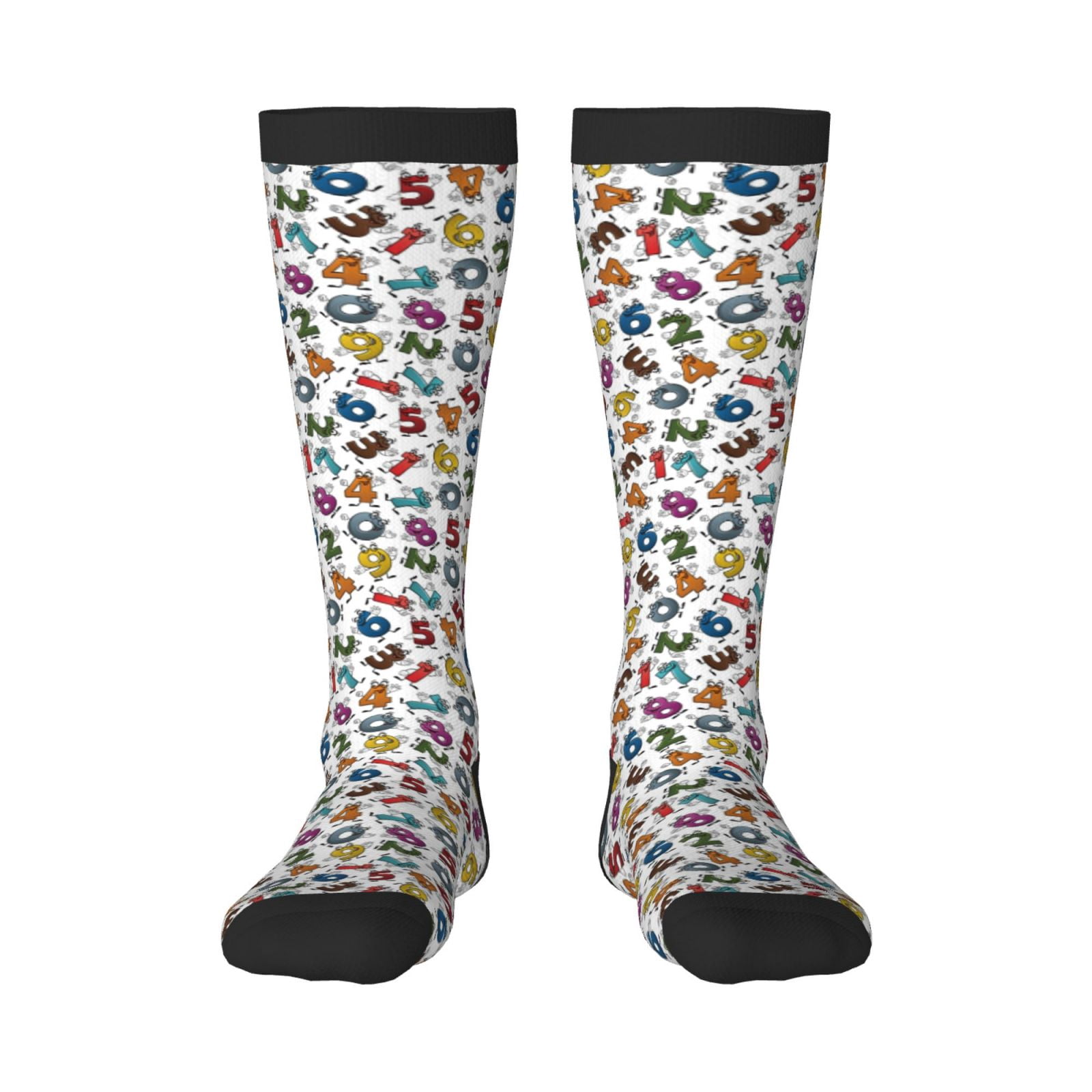 Sigee Colorful Numbers for Socks for Men Women Gifts for Him Boyfriend ...