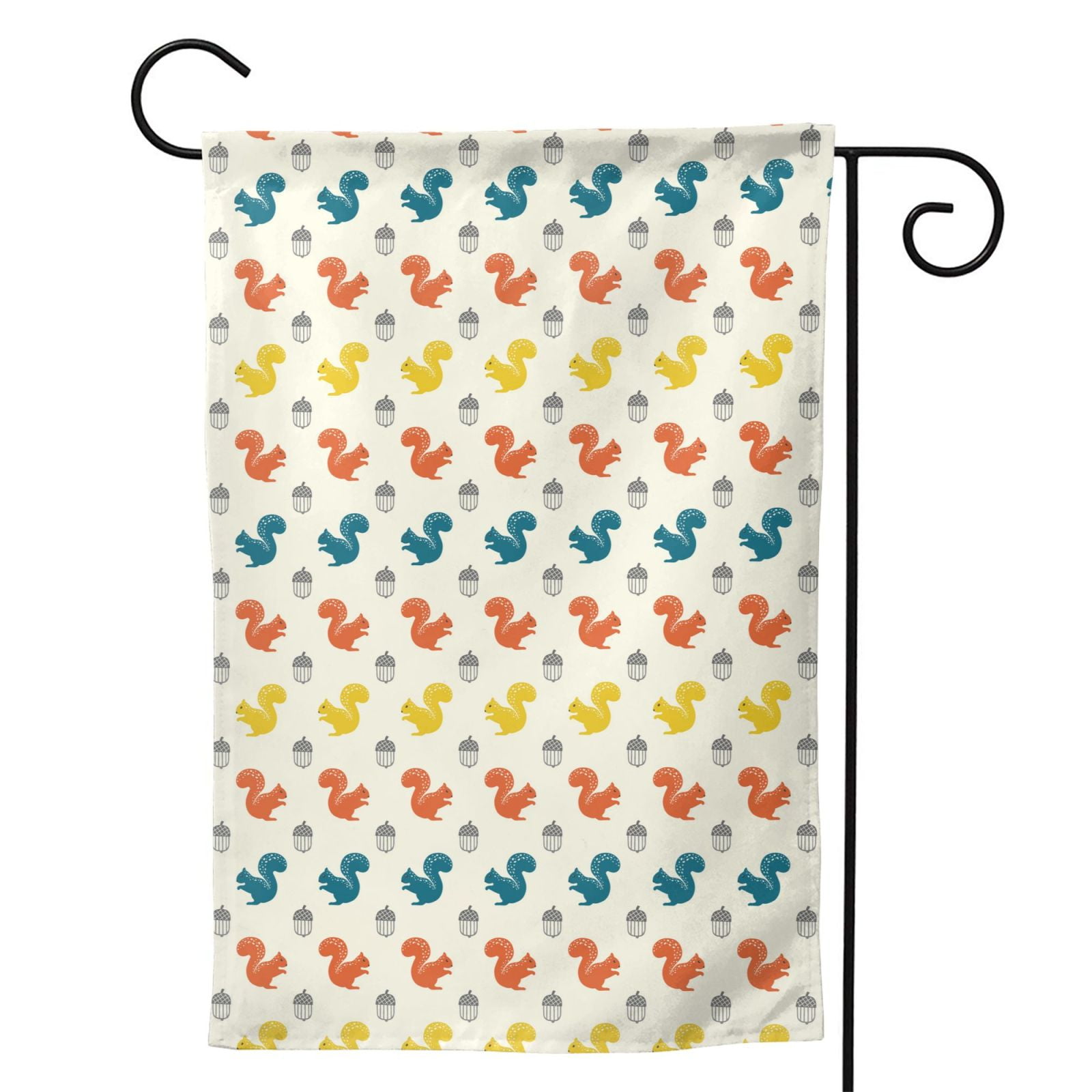 Sigee Colorful Squirrel for Live Happy Decorative Small Garden Flag ...