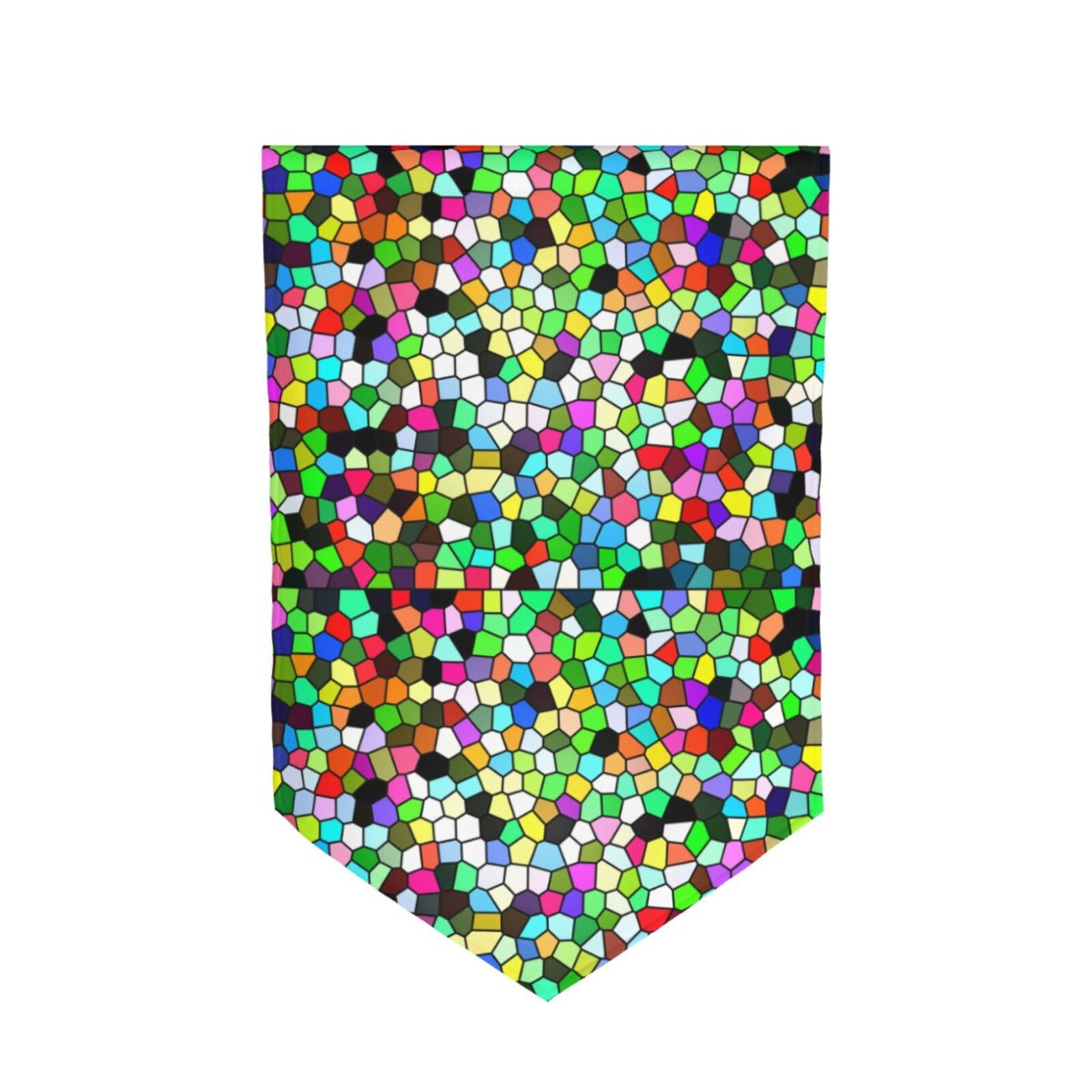 Sigee Colorful Tie Dye Stained Glass Printed Flag12.5 * 18in Outdoor ...