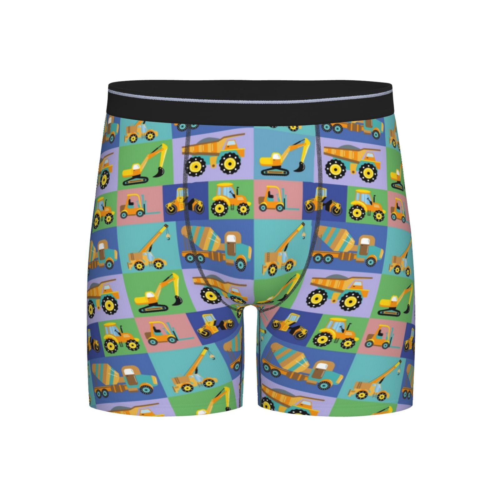 Sigee Construction Machinery for Men's Boxer Briefs,Moisture Wicking ...